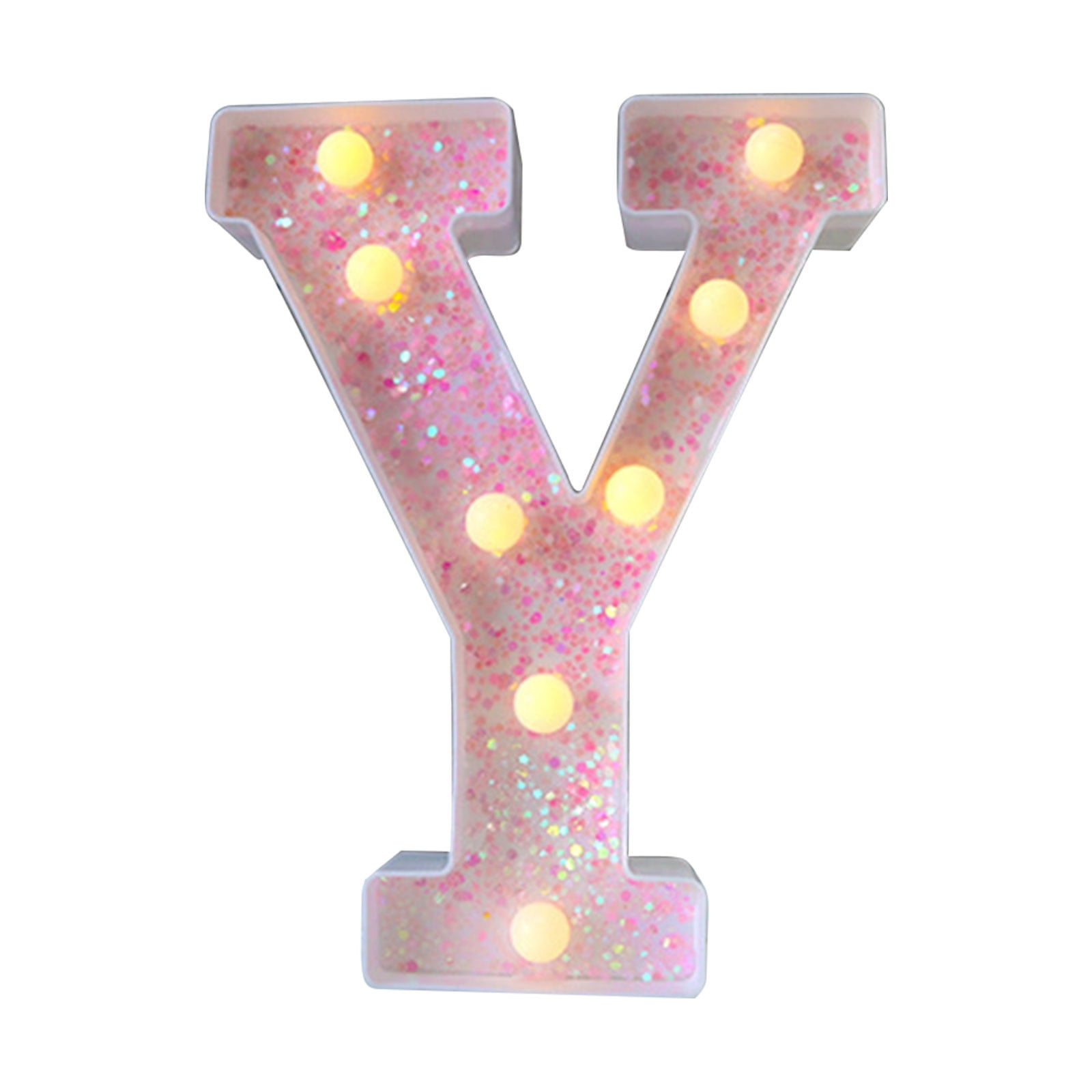 SCJFNE Light Up Colorful LED Marquee Letter lights, Pink Light Up ...