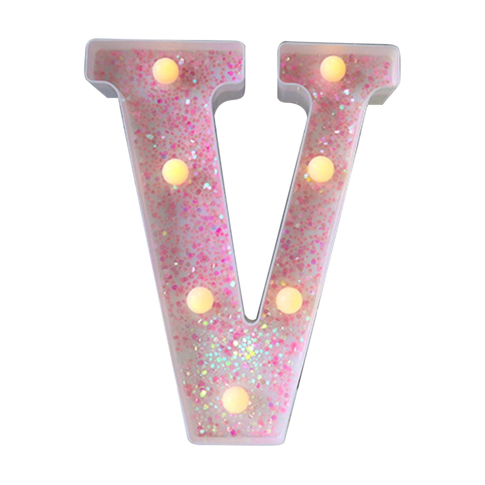 SCJFNE Light Up Colorful LED Marquee Letter lights, Pink Light Up ...