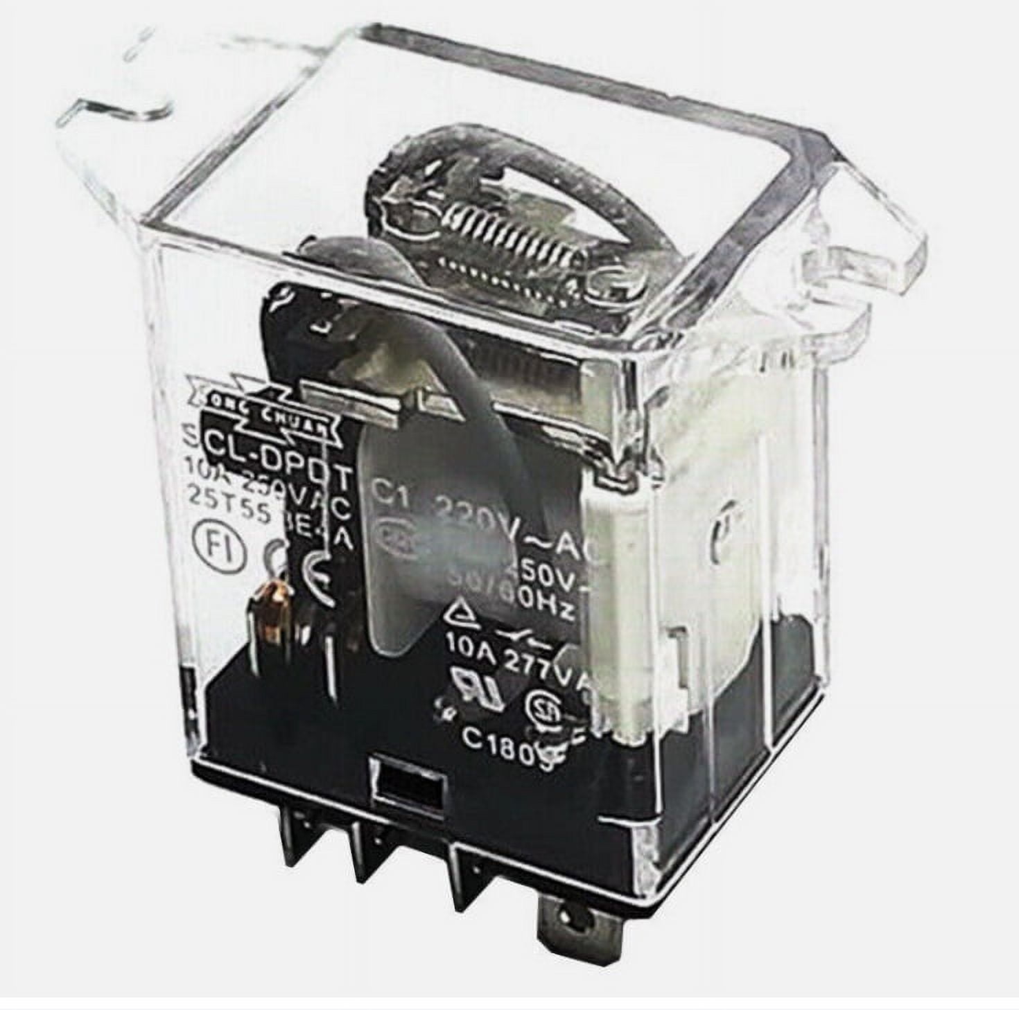 SCL-DPDT-C1 220VAC 10A General Purpose Power Relay DPDT Disinfection Cabinet Microwave Oven ...