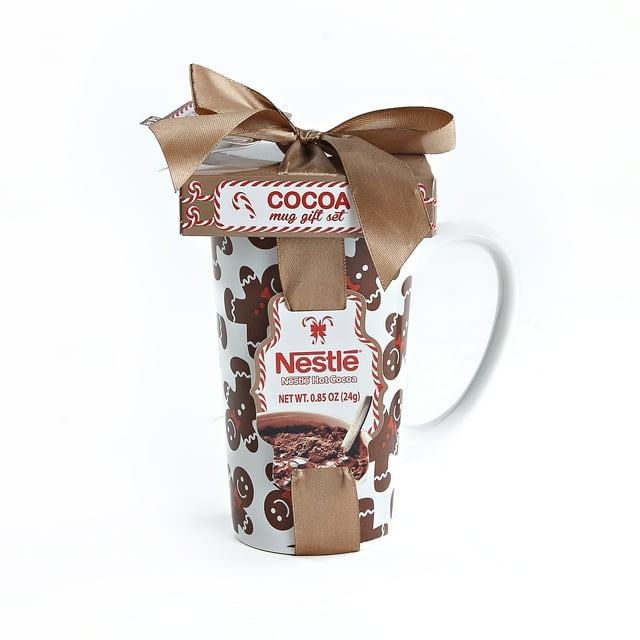 SCM Designs Gingerbread Man Latte Mug with Nestle Cocoa Gift - Walmart.com
