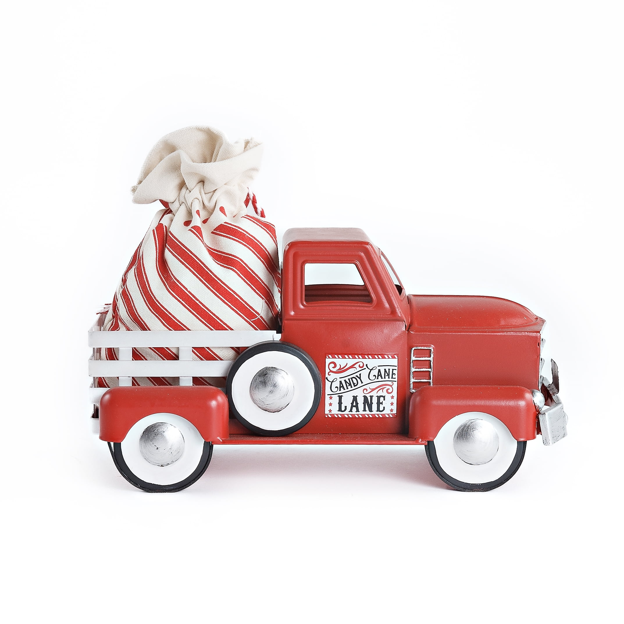 SCM Designs Vintage Metal Holiday Truck with 6 oz Shelf Stable Bite ...