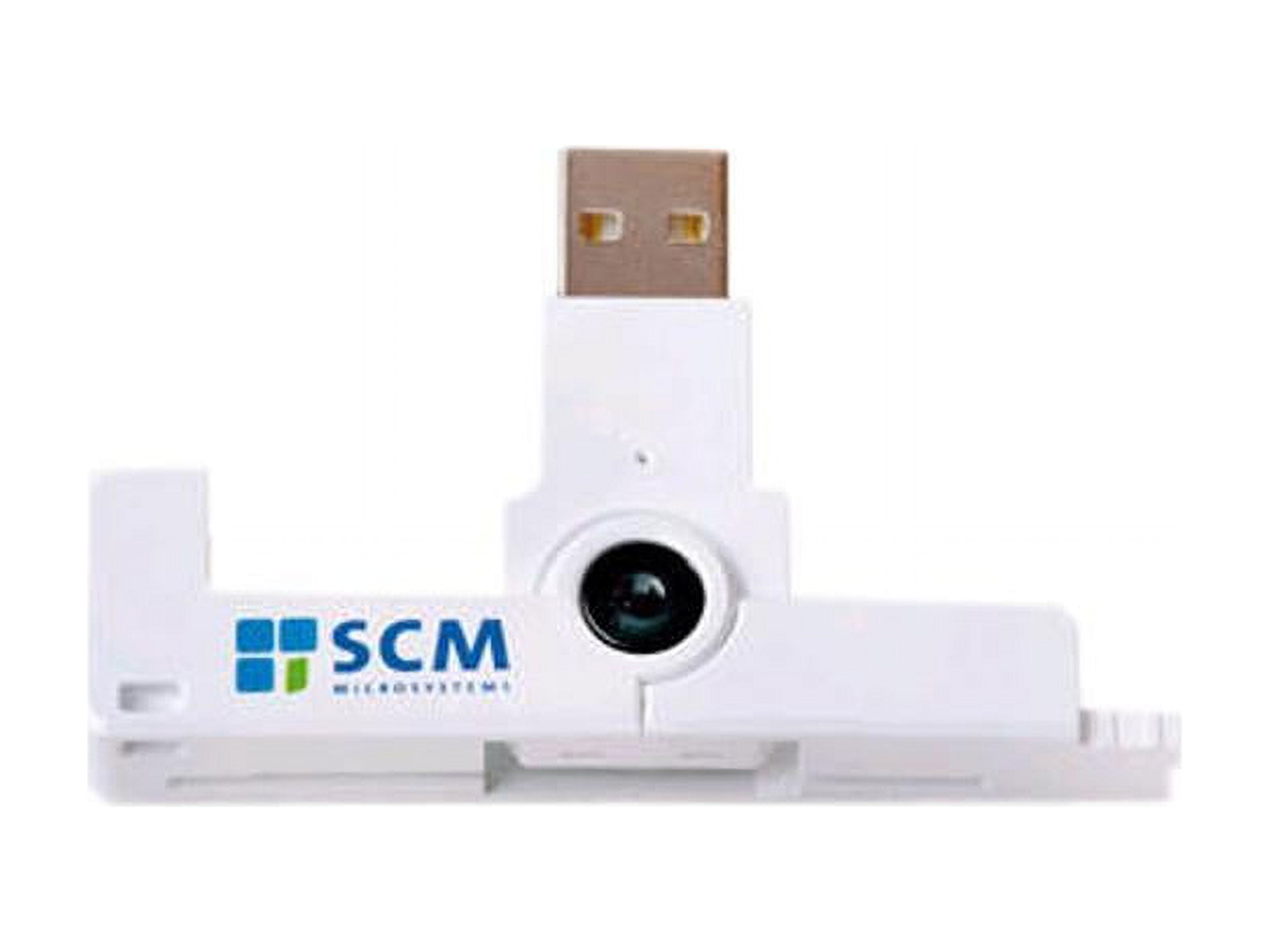 SCM SCR3500 USB 2.0 Portable ID1 Contact smart Card Reader - Walmart.com