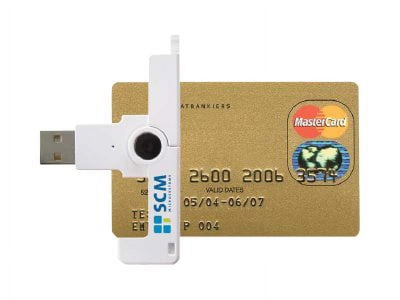 SCM SmartFold SCR3500 - SMART card reader - USB - Walmart.com