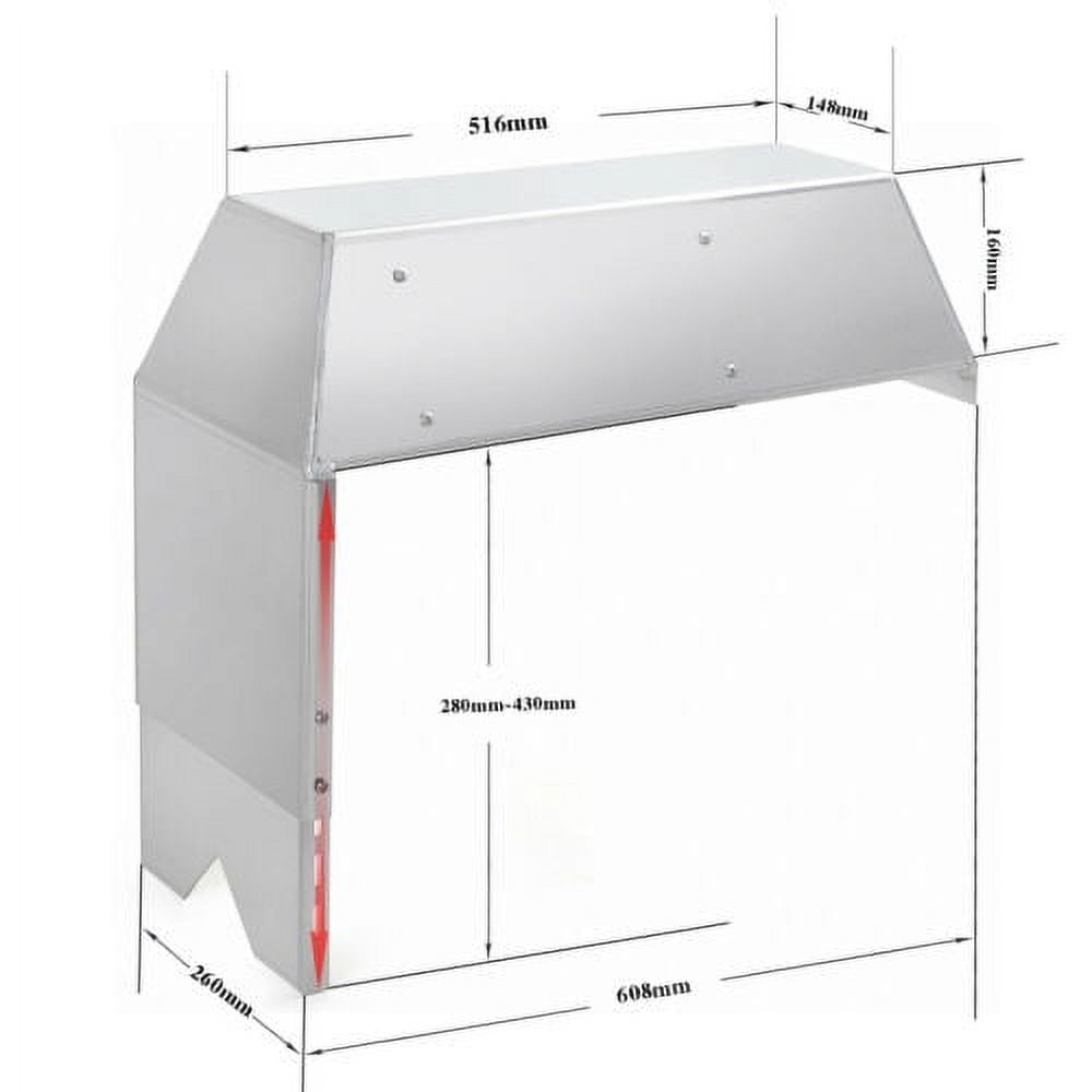 SCM2DP Adjustable Height Aluminum Boat Steering Console Mount, Welded ...