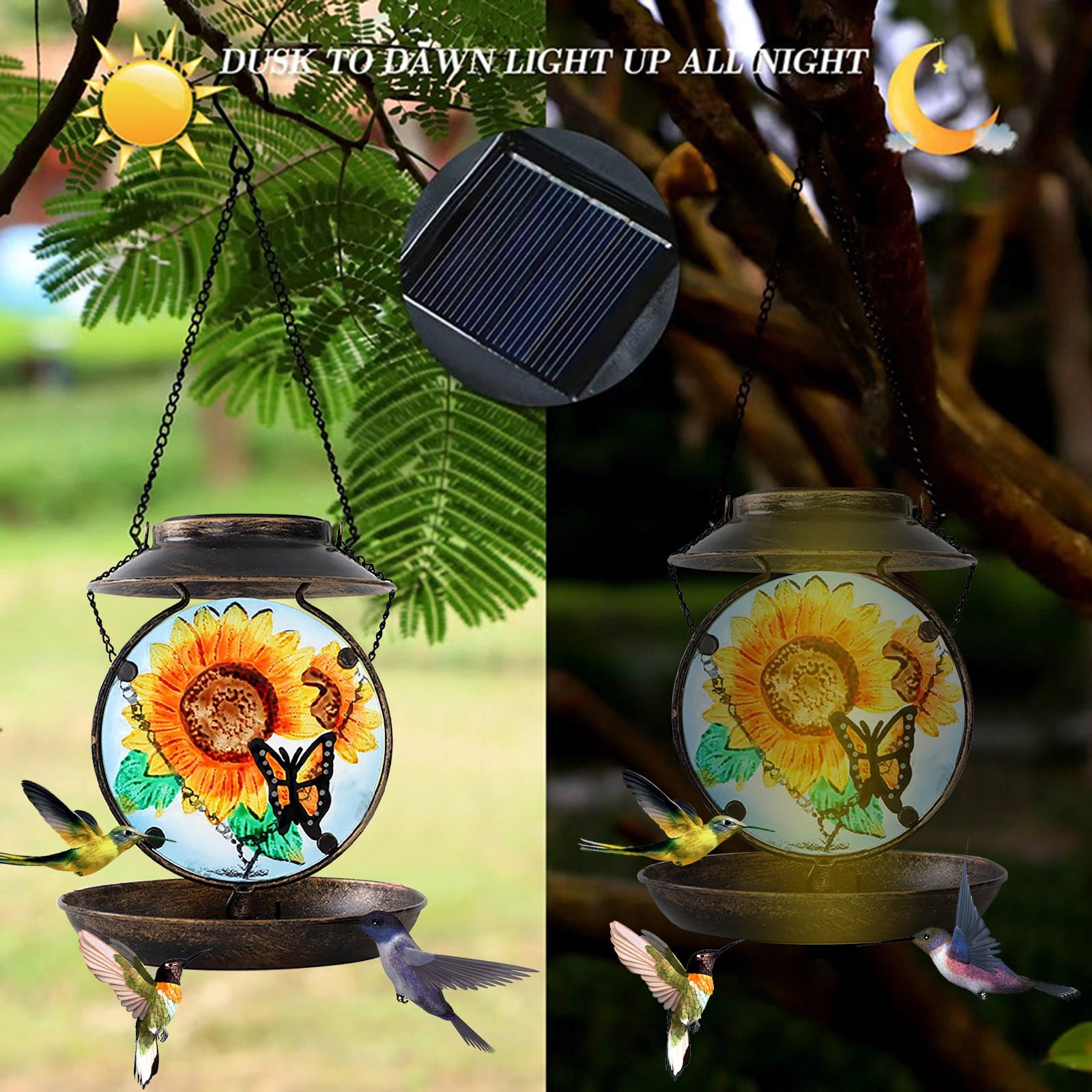 SCNOR Hanging Bbird Feeder,Hummingbird Feeder,Bird Feeders for Outdoors ...