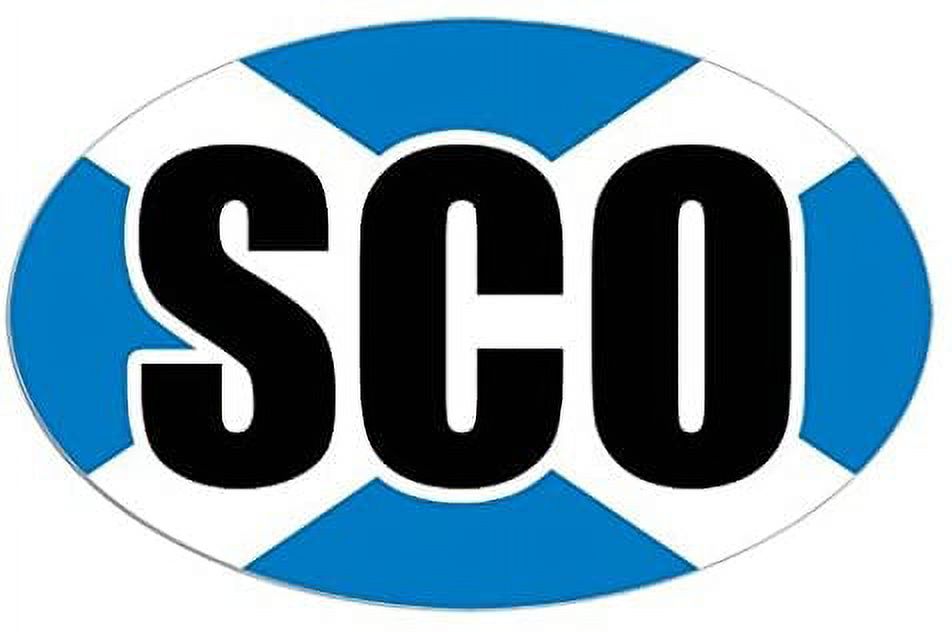 SCO Sticker Scottish Scotland Flag Saint Andrews - Sticker Graphic ...