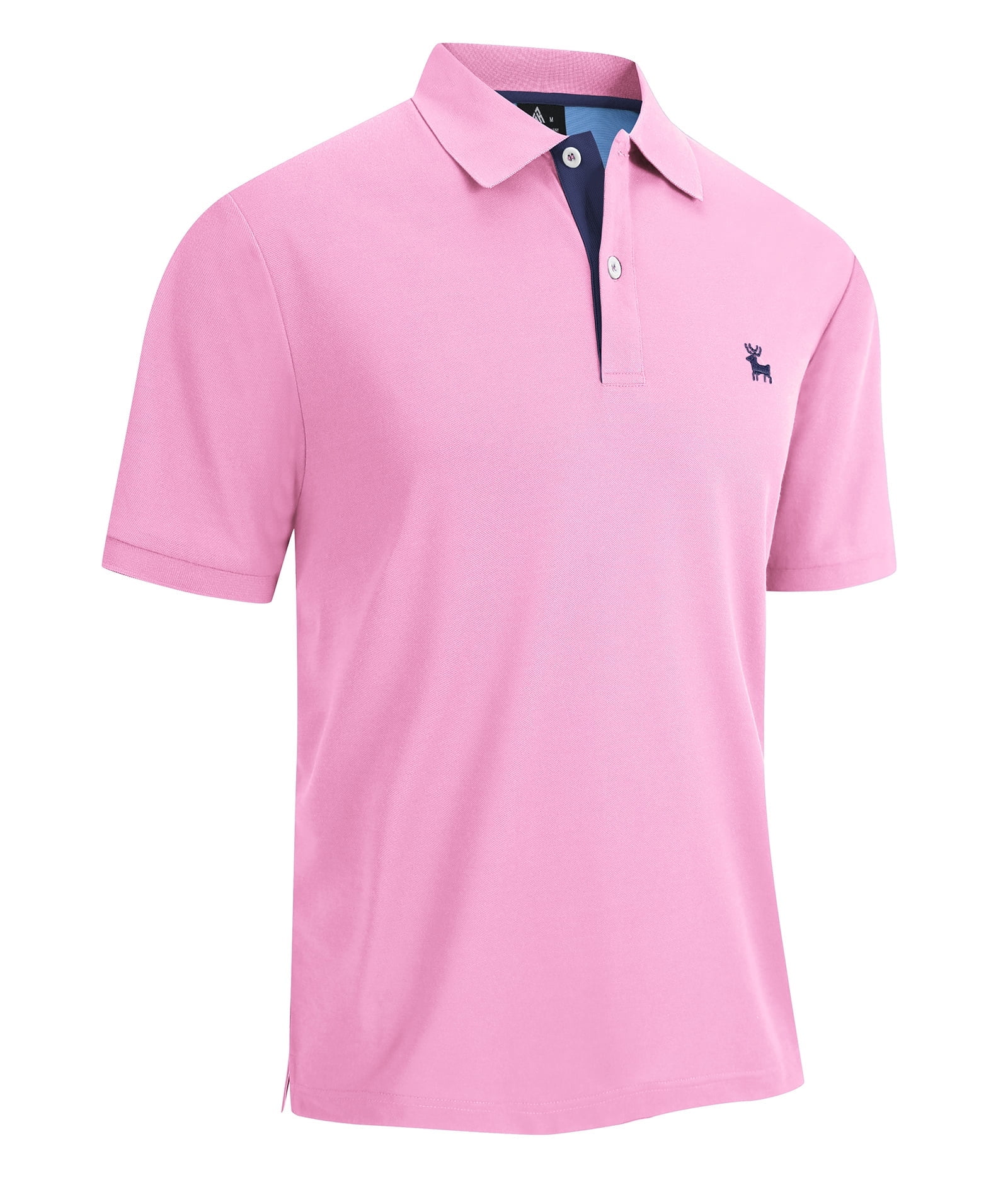 SCODI Men's Sport Short Sleeve Moisture Wick Polo Shirt with UPF ...