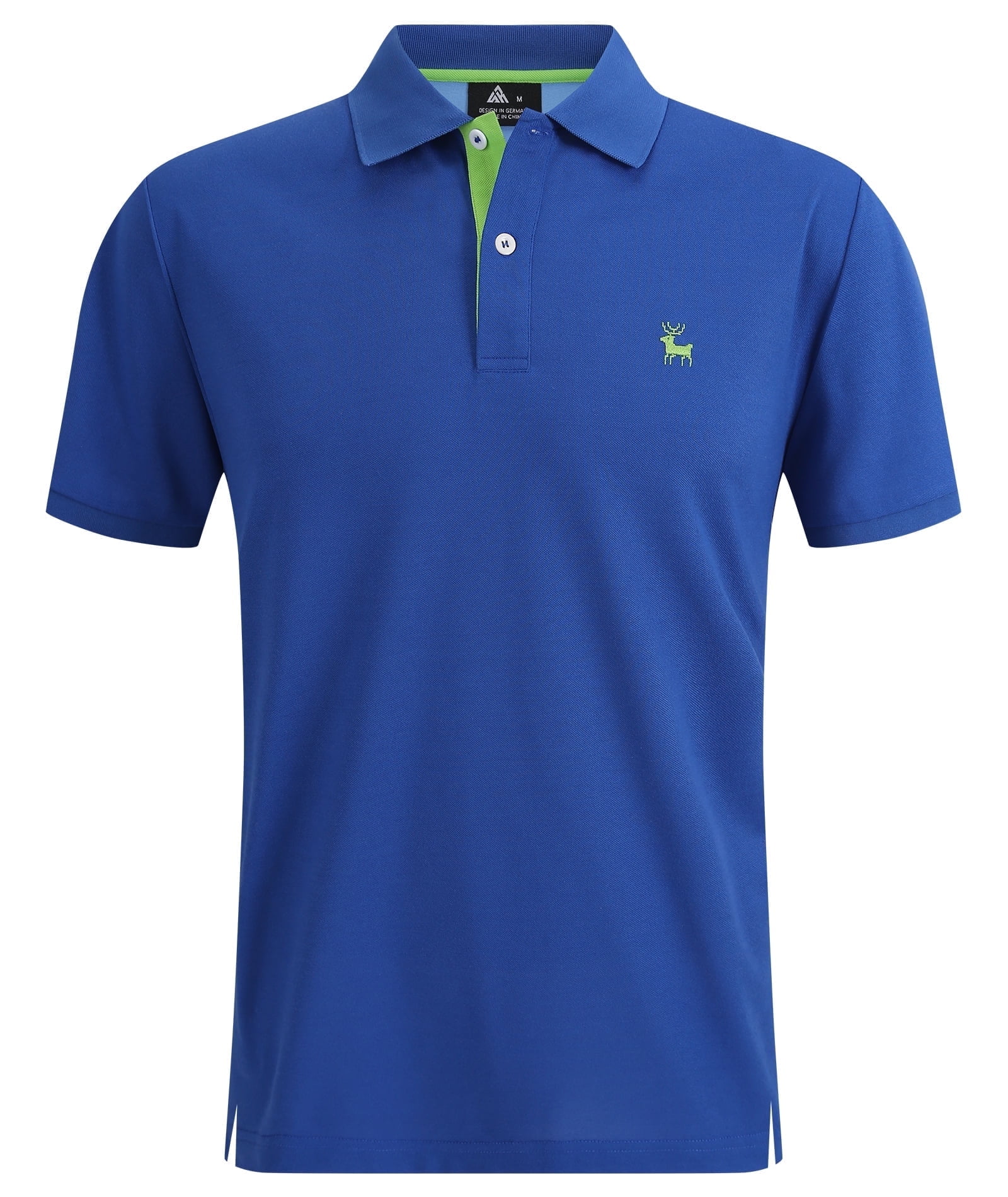 SCODI Men's Sport Short Sleeve Moisture Wick Polo Shirt with UPF ...