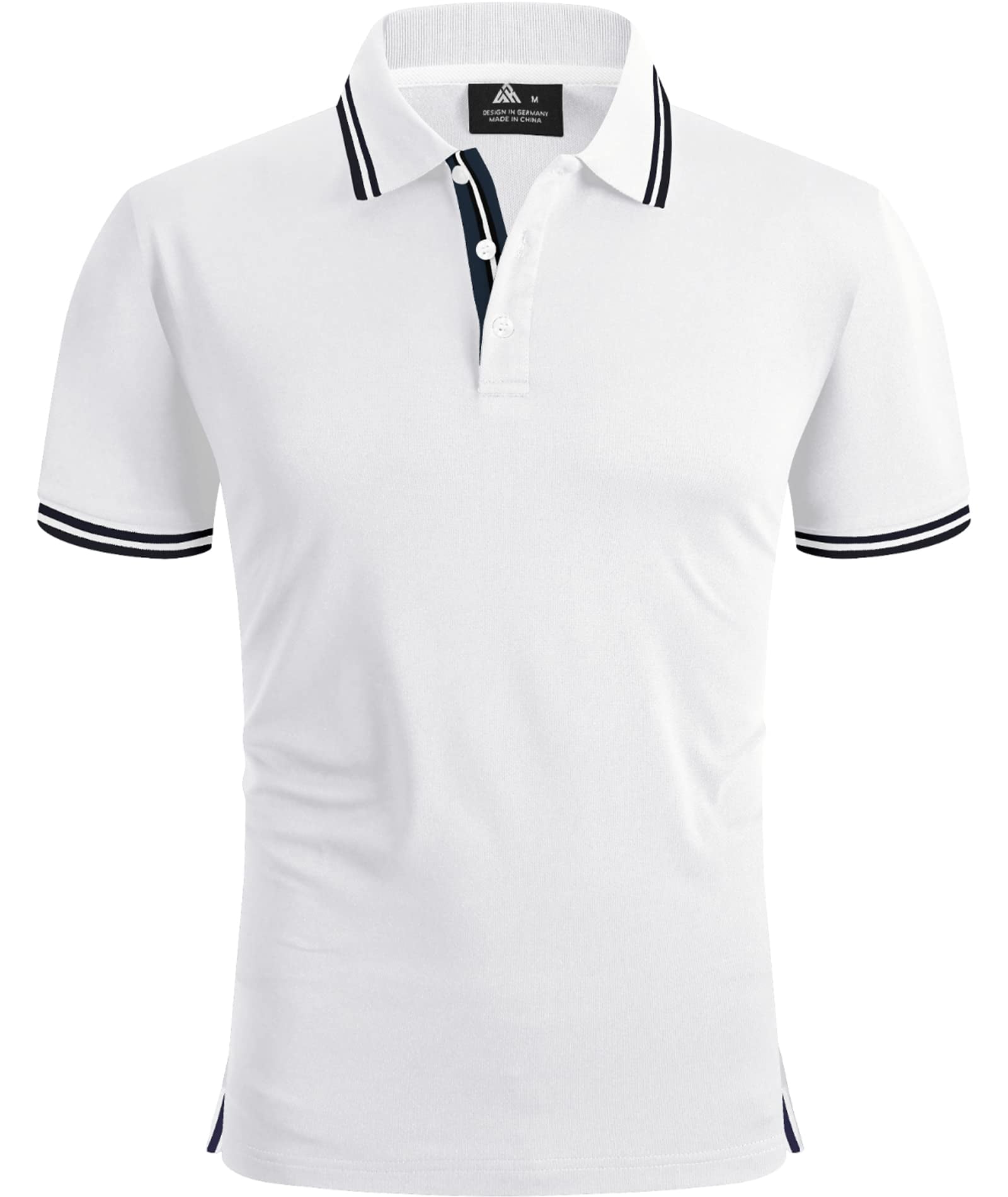 SCODI Polo Shirts for Men Short Sleeve Solid Color Causal Collared Golf ...