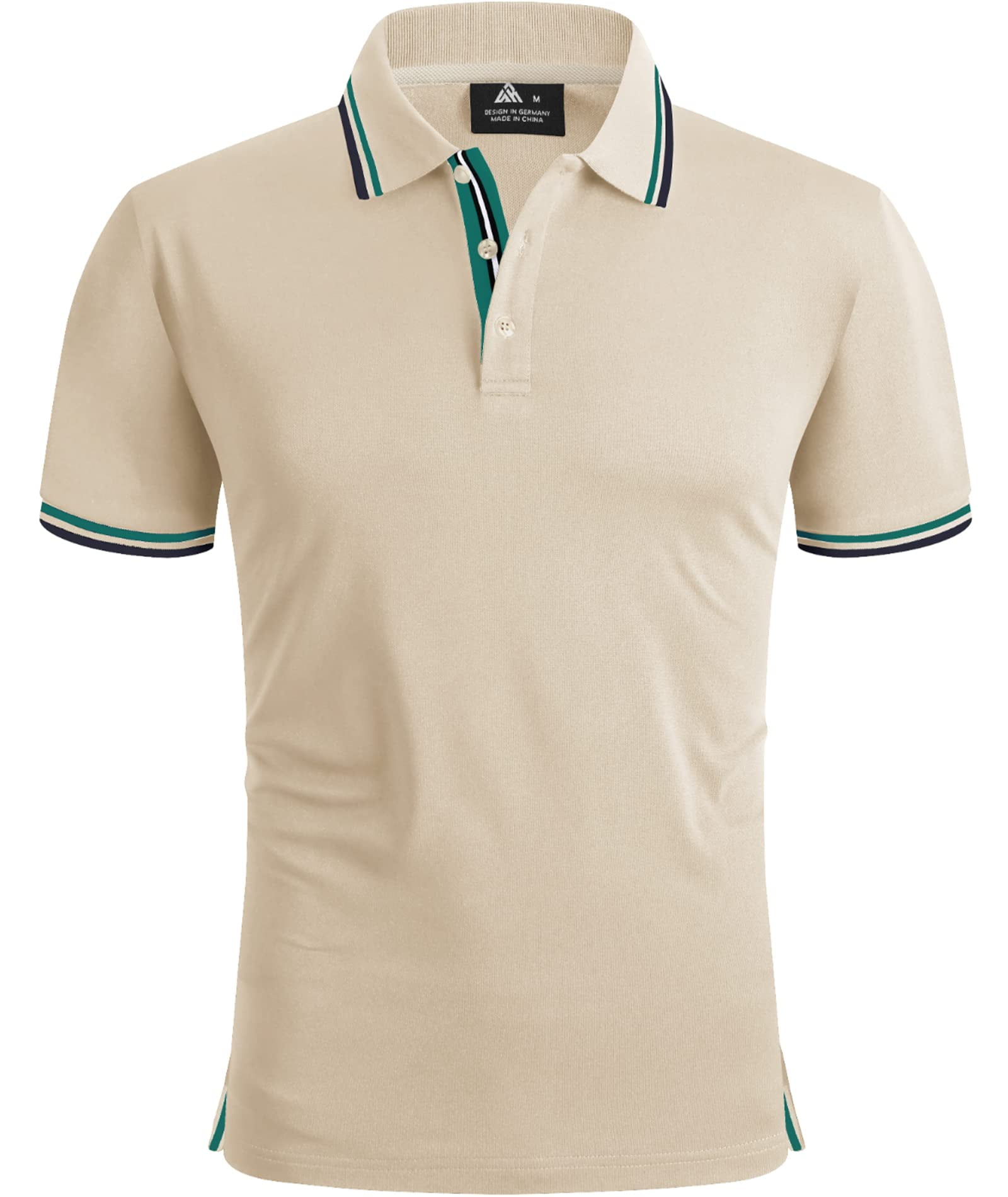 SCODI Polo Shirts for Men Short Sleeve Solid Color Causal Collared Golf ...