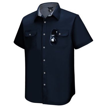 First Class 100% Polyester Short Sleeve Uniform Shirt - Walmart.com