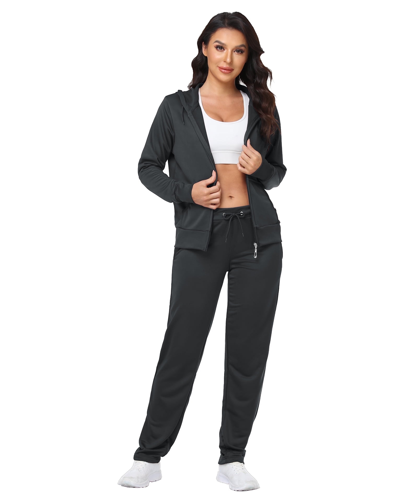 SCODI Velour Track Suits for Women Set Sweatsuits 2 Piece Velour ...