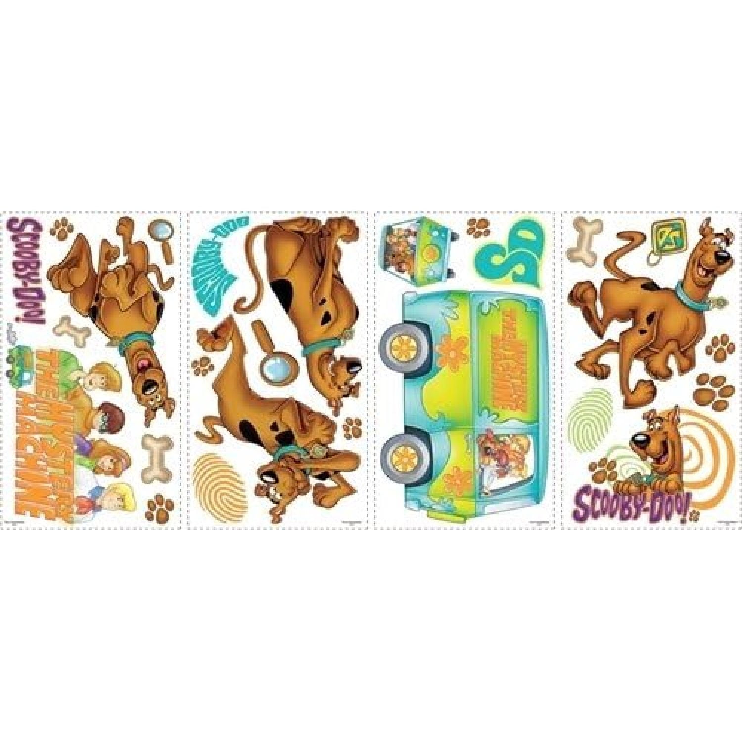 SCOOBY DOO 26 BiG Wall Stickers Mystery Machine Decals - Walmart.com