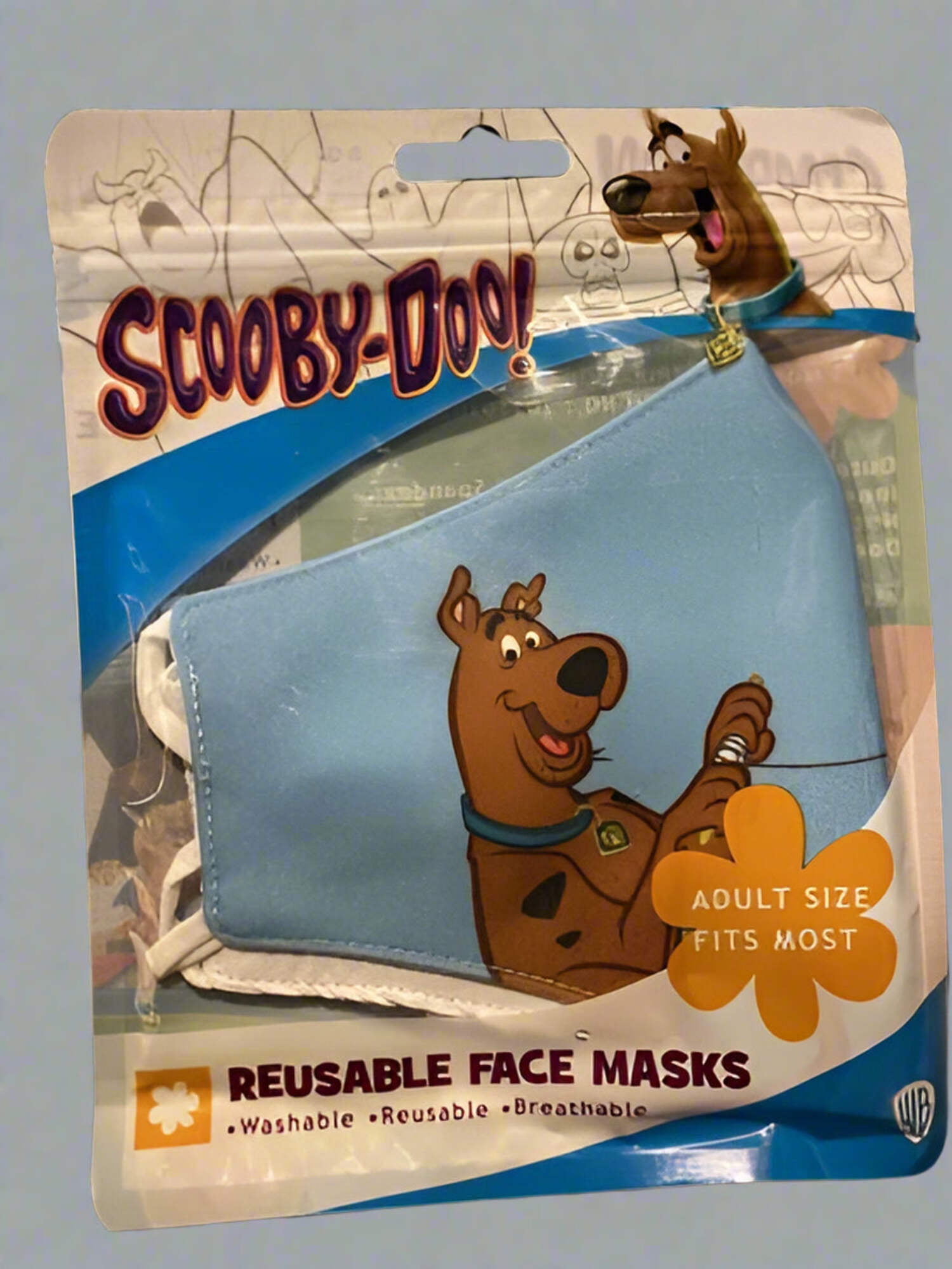 SCOOBY DOO REUSABLEMULTI FACE MASKS BLUE - Walmart.com