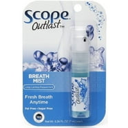 Crest Scope Mini Mint Mouth Rinse & Breath Dry Spray, Long-Lasting, 0. ...