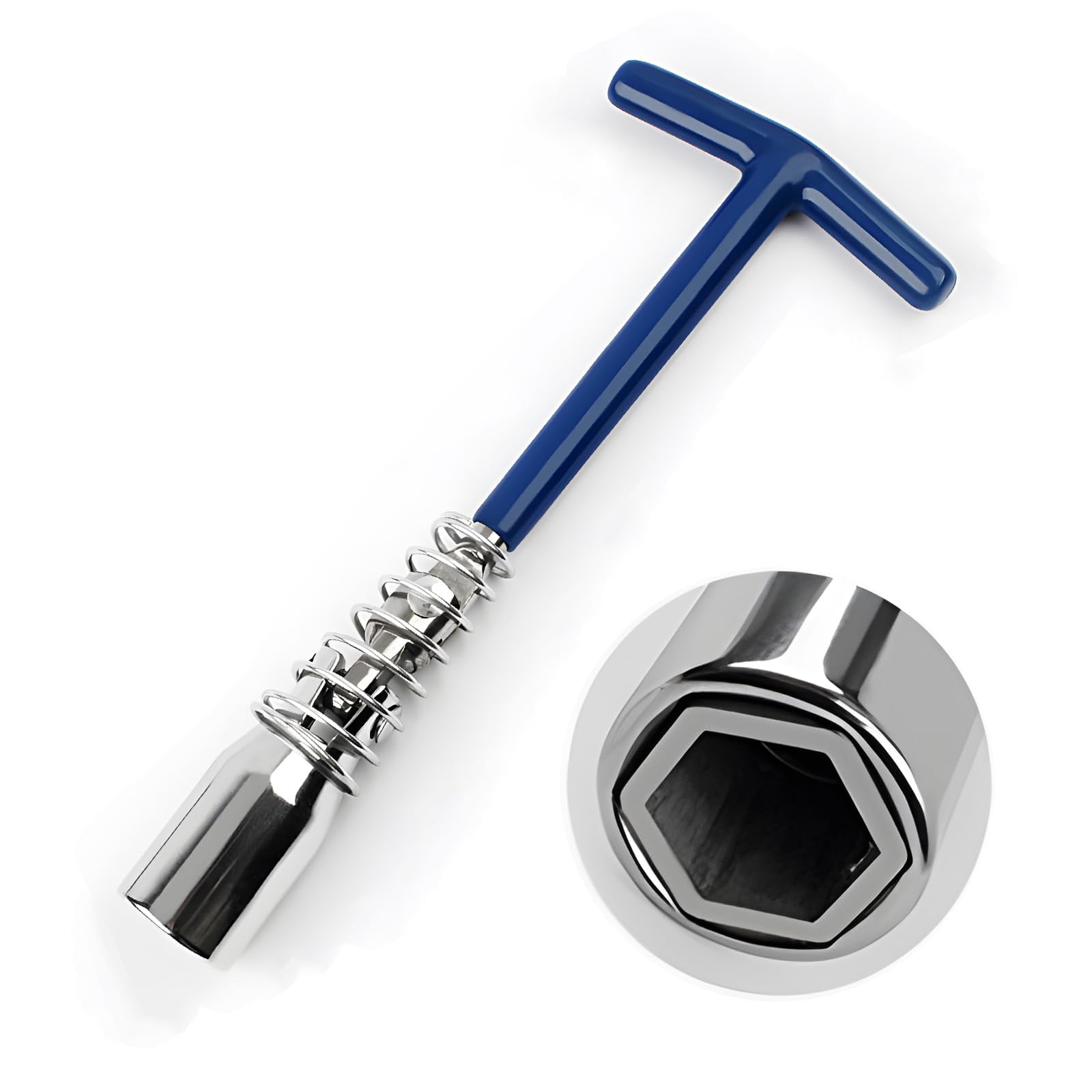 SCORYULE T-Handle Spark Plug Socket Wrench, Available for 16mm(5/8 ...