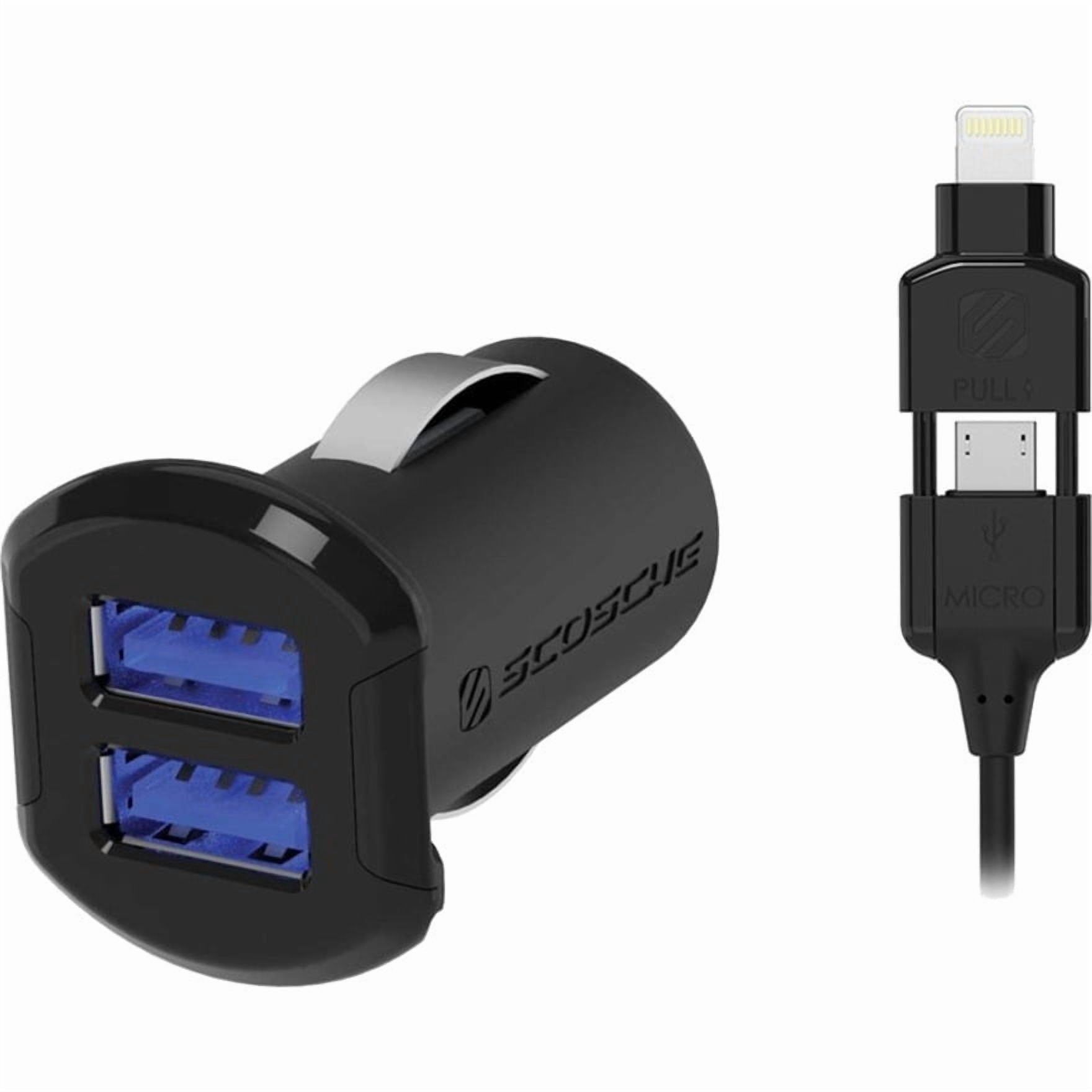 SCOSCHE I3MC242M Lightning and Micro-USB 2 in 1 Charge and Sync Cable ...