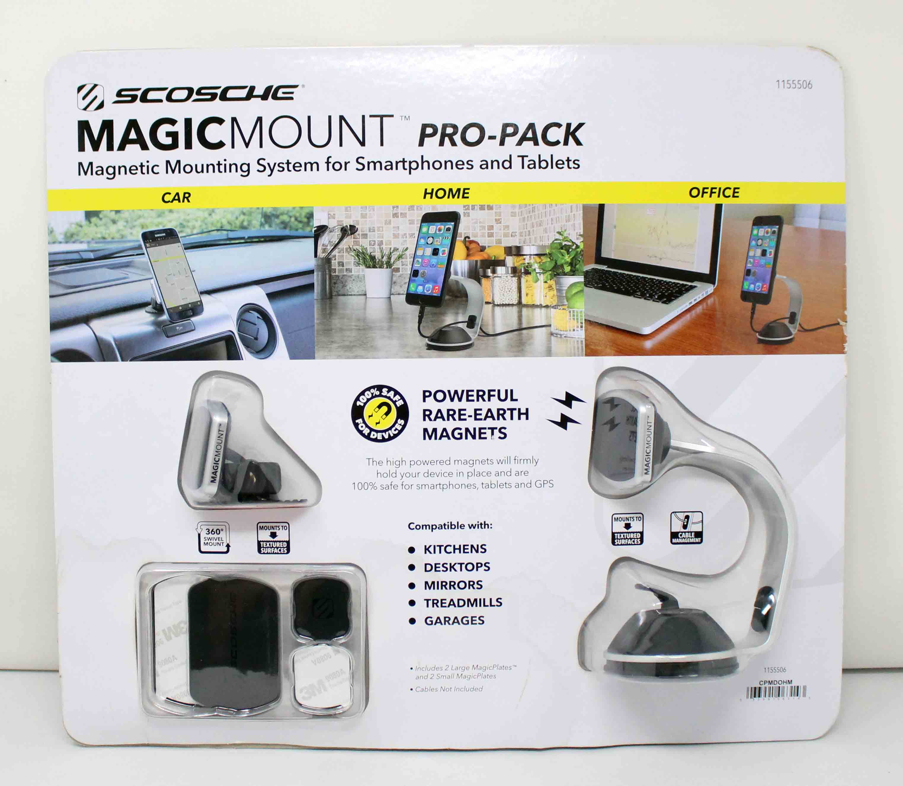 SCOSCHE MagicMount Pro-Pack Magnetic Mounting System for Smartphones ...