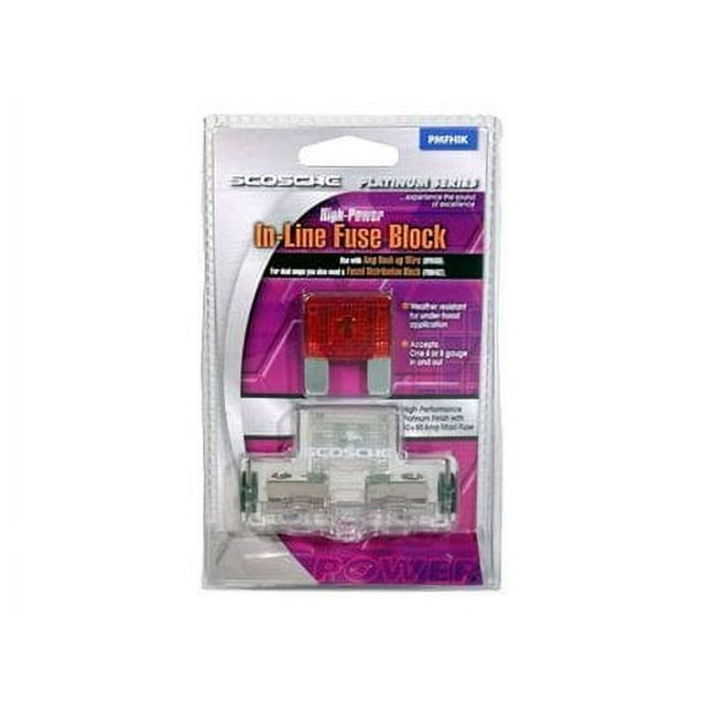SCOSCHE PMFHIK In-Line Fuse Block With 40 and 80-Amp Maxi-Fuse ...