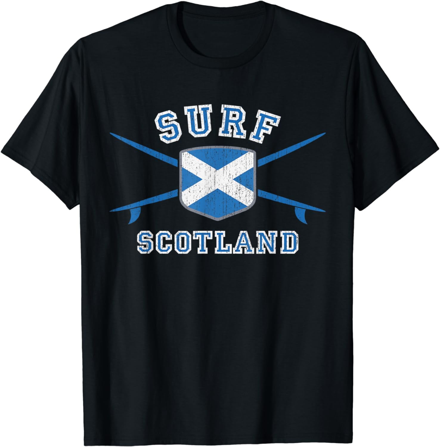 SCOTLAND Surfing Scottish Pride Flag Surf T-shirt - Walmart.com