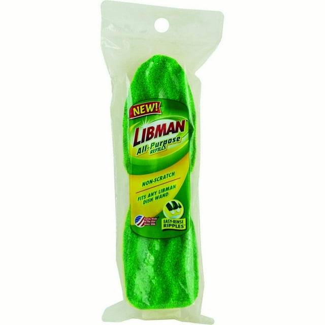 Libman 3.5 in. W Soft Bristle Polypropylene Handle Scrubbing Dish Wand ...