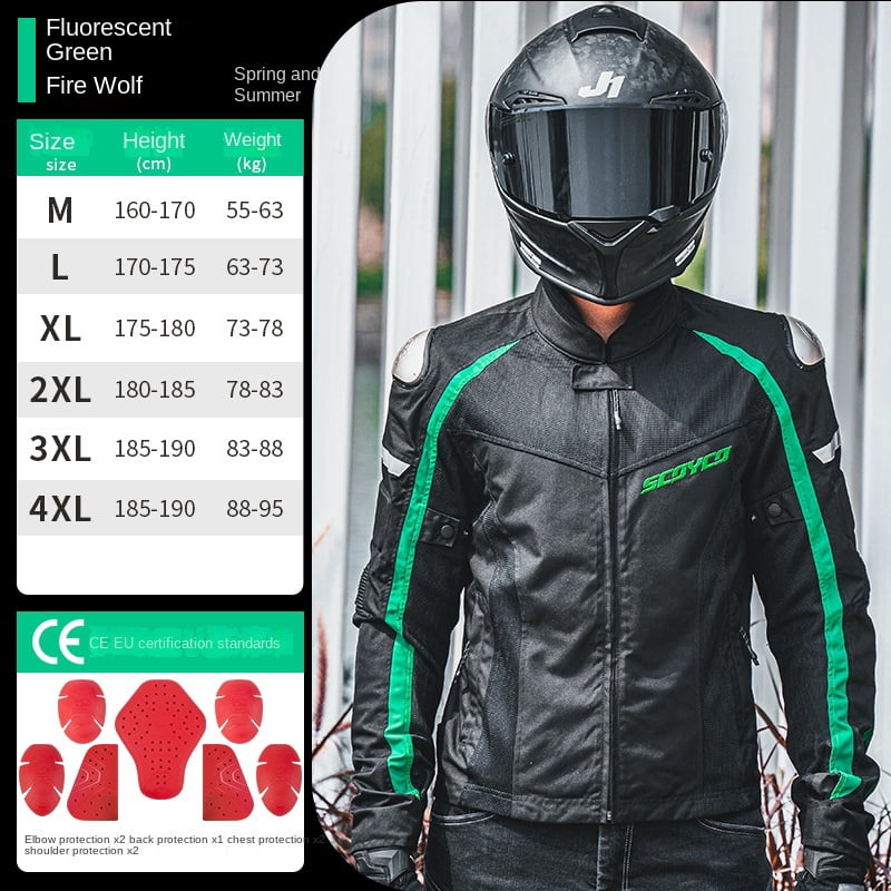 SCOYCO-Summer motorcycle jacket motorcycle jacket racing suit ...