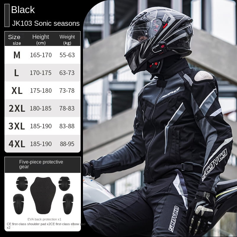 SCOYCO-Summer stainless steel armor motorcycle jacket biker jacket ...