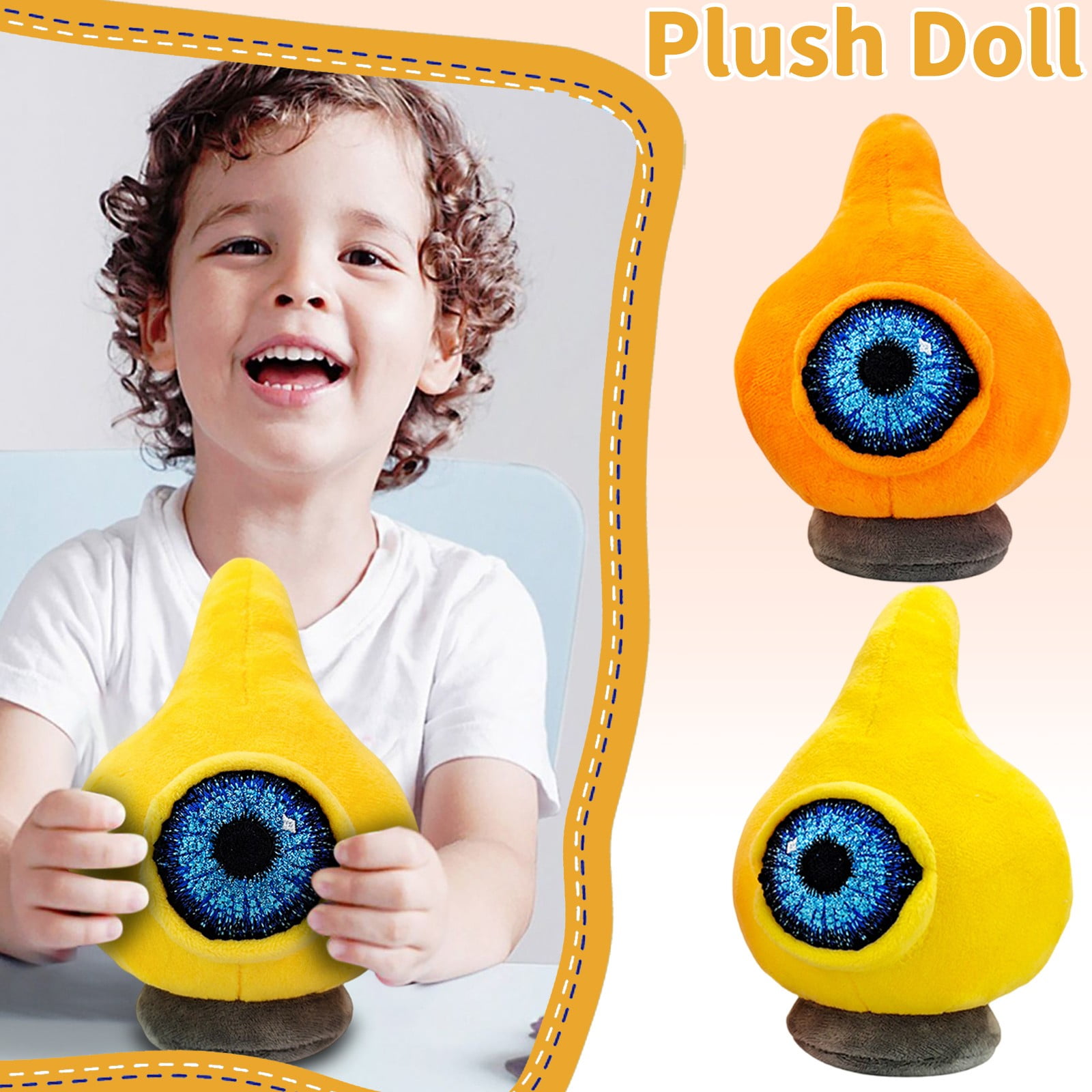 SCP-131 Plush 7 inch, Slime Plush Toy for Scp Fans, The Eyepods Scp Eye ...