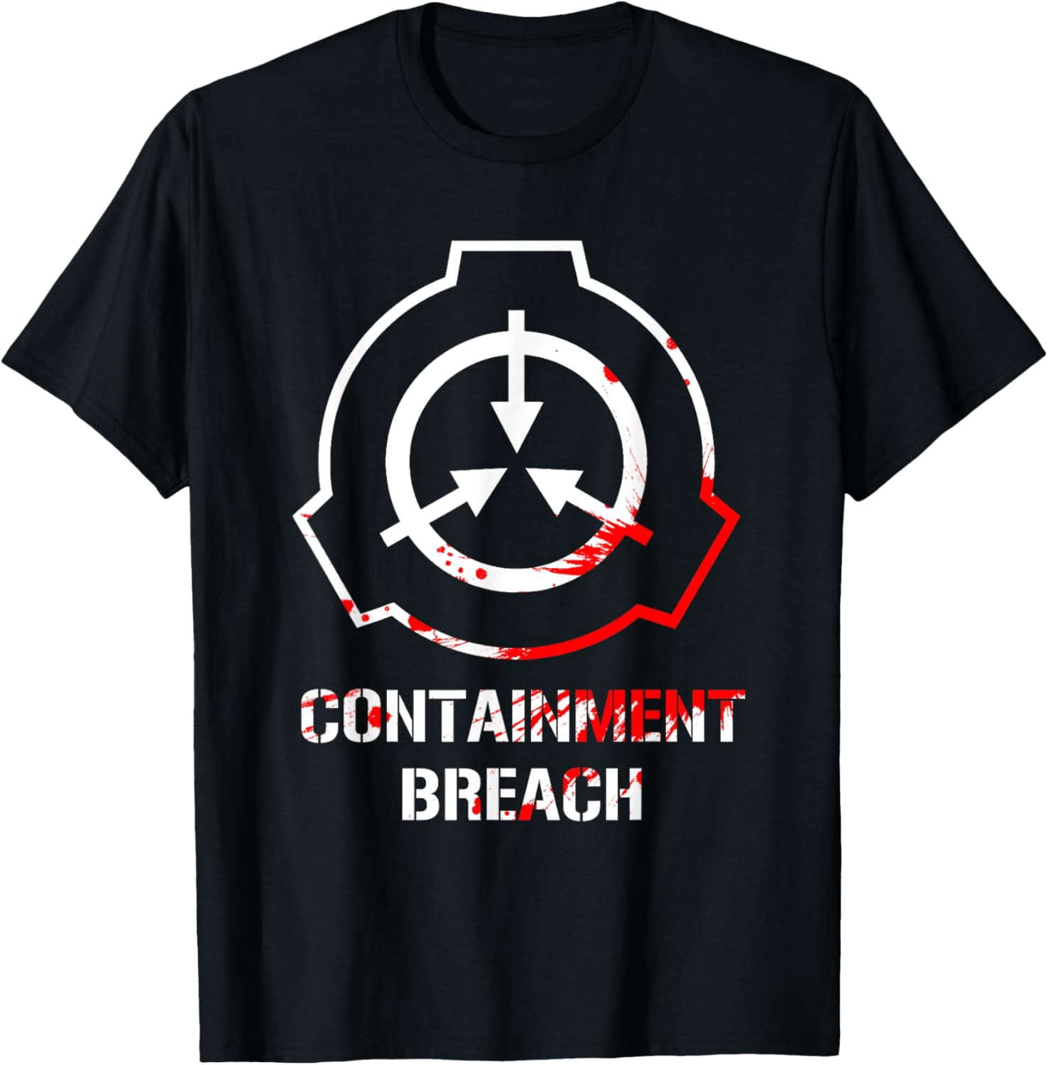 SCP Containment Bloody Logo Shirt T-Shirt - Walmart.com