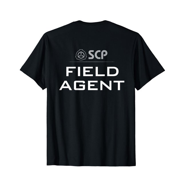 SCP Foundation Field Agent, Design on Back T-Shirt - Walmart.com