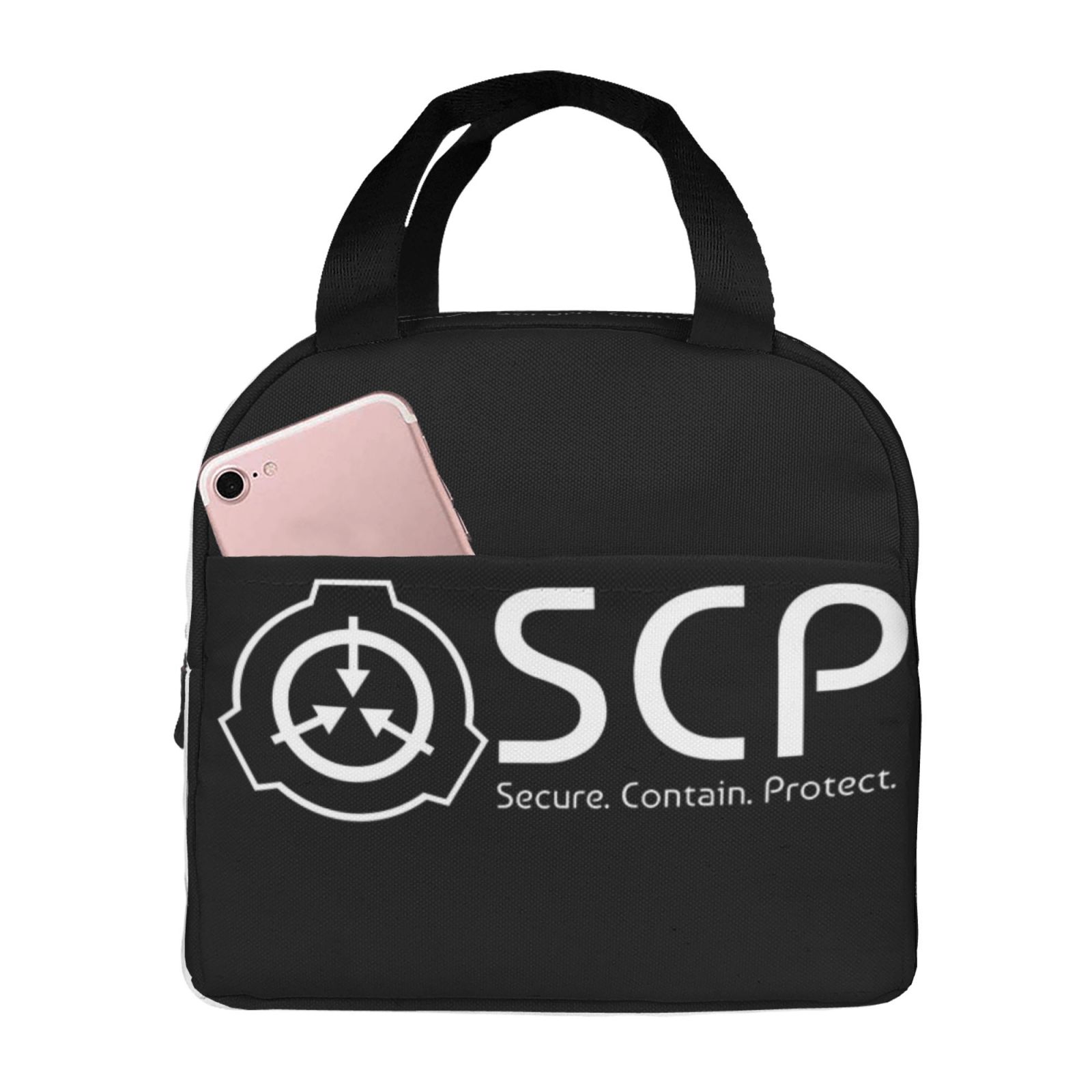 SCP Foundation Lunch Bag Insulated Lunch Box for Women Men Lunch Pail ...