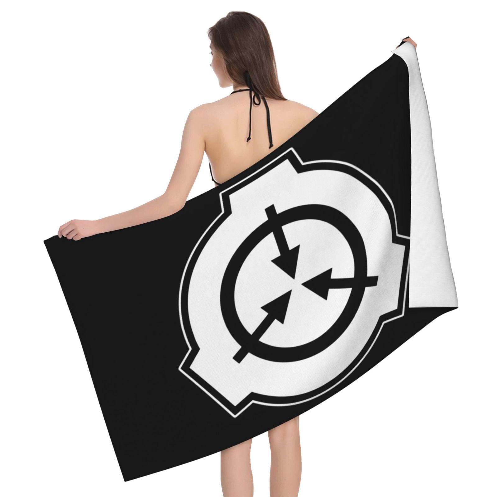 SCP Foundation Oversized Beach Towel 32x52 in, Soft Extra Large Big ...