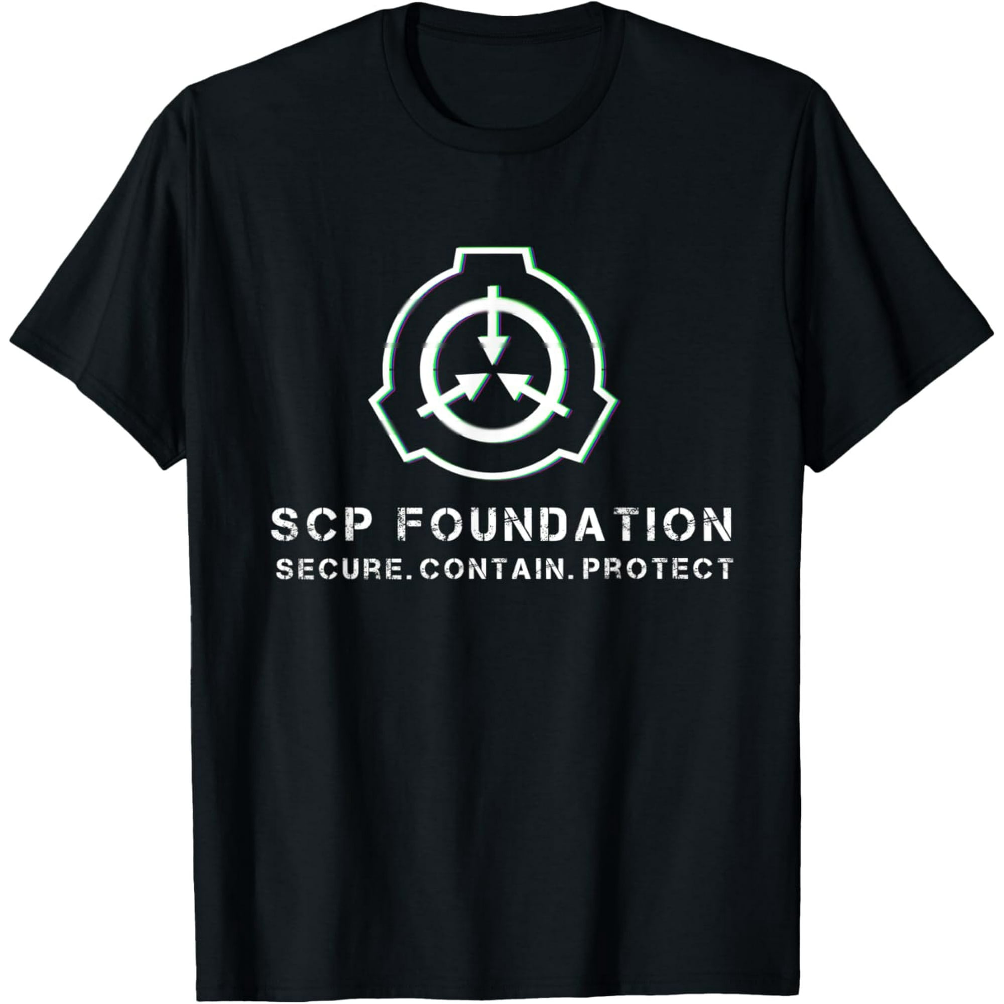 SCP Foundation Secure Contain Protect Glitch Blur Tee - Walmart.com