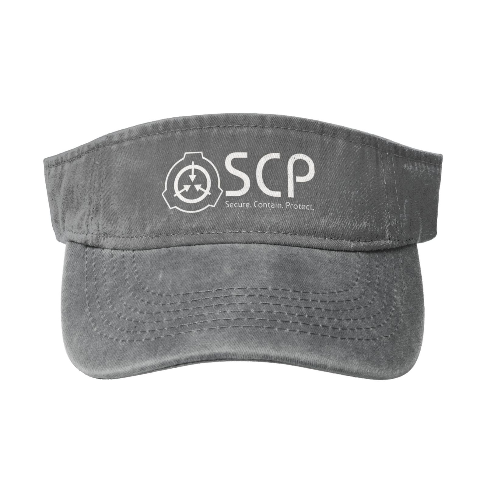 SCP Foundation Sun Visor Hats for Women Men Adjustable Sports Sun Hats ...