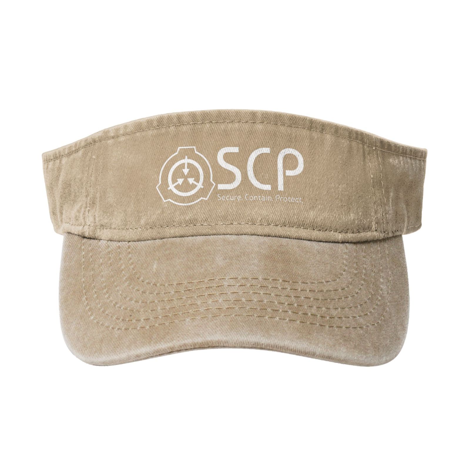 SCP Foundation Sun Visor Hats for Women Men Adjustable Sports Sun Hats ...