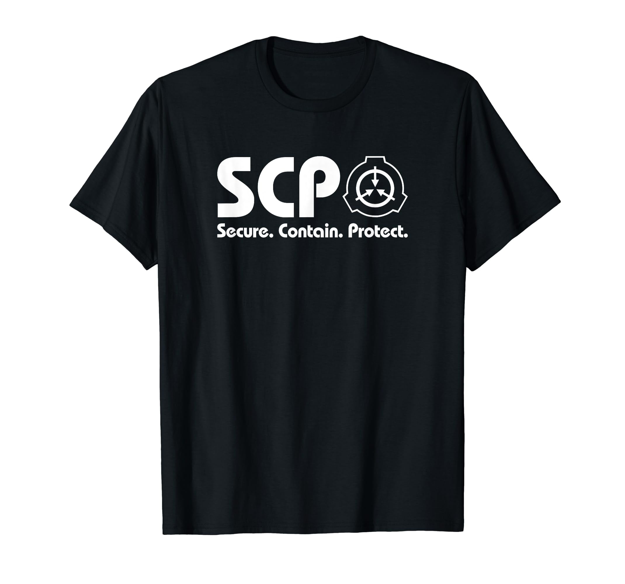 SCP Secure. Contain. Protect. - SCP Foundation T-Shirt 2 - Walmart.com