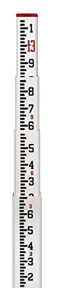 SCR 13-ft Fiberglass Leveling Rod (CR) - 10ths - Walmart.com