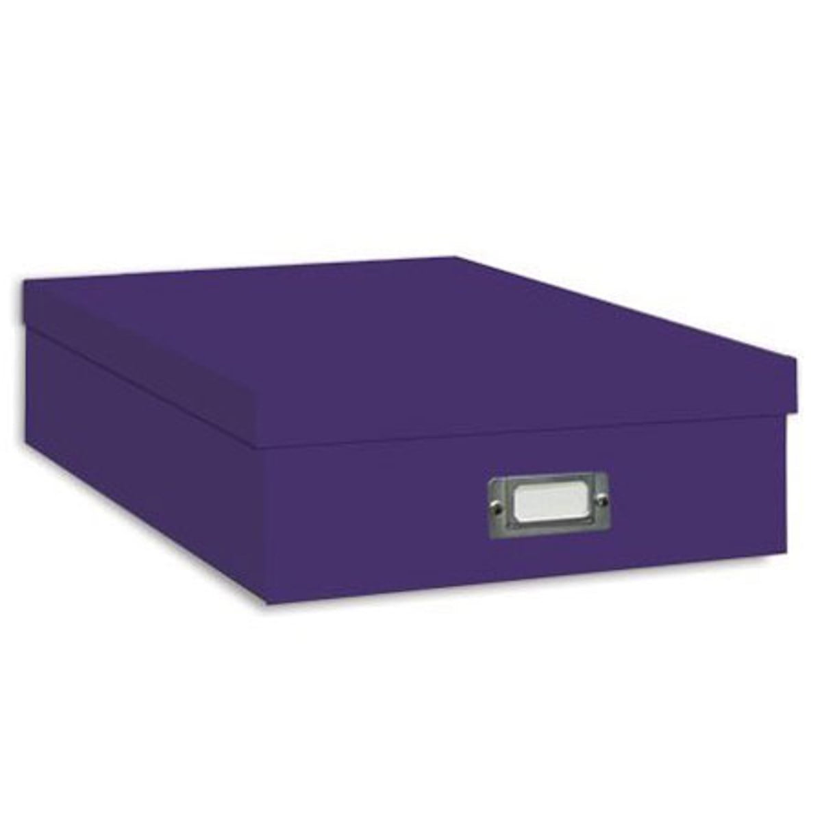 Bright Purple Scrapbooking Storage Box - Craft Keeper Container Case ...