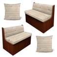 SCRAWLGOD 6 Pcs Camper Cushion Cover Elastic RV Seat Cover Loveseat ...