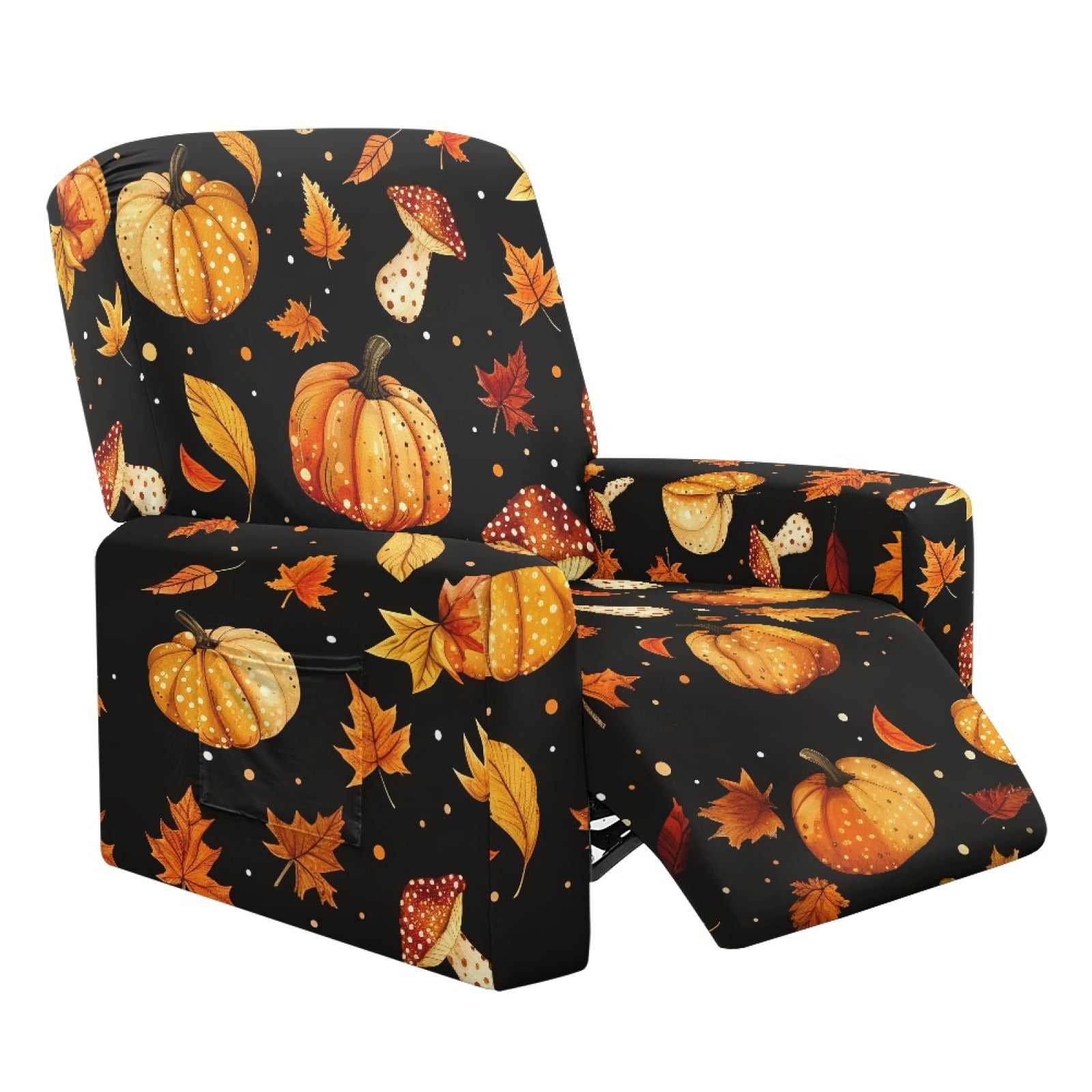 SCRAWLGOD Fall Decor Recliner Slipcover Lazyboy Recliner Chair Cover 4 ...