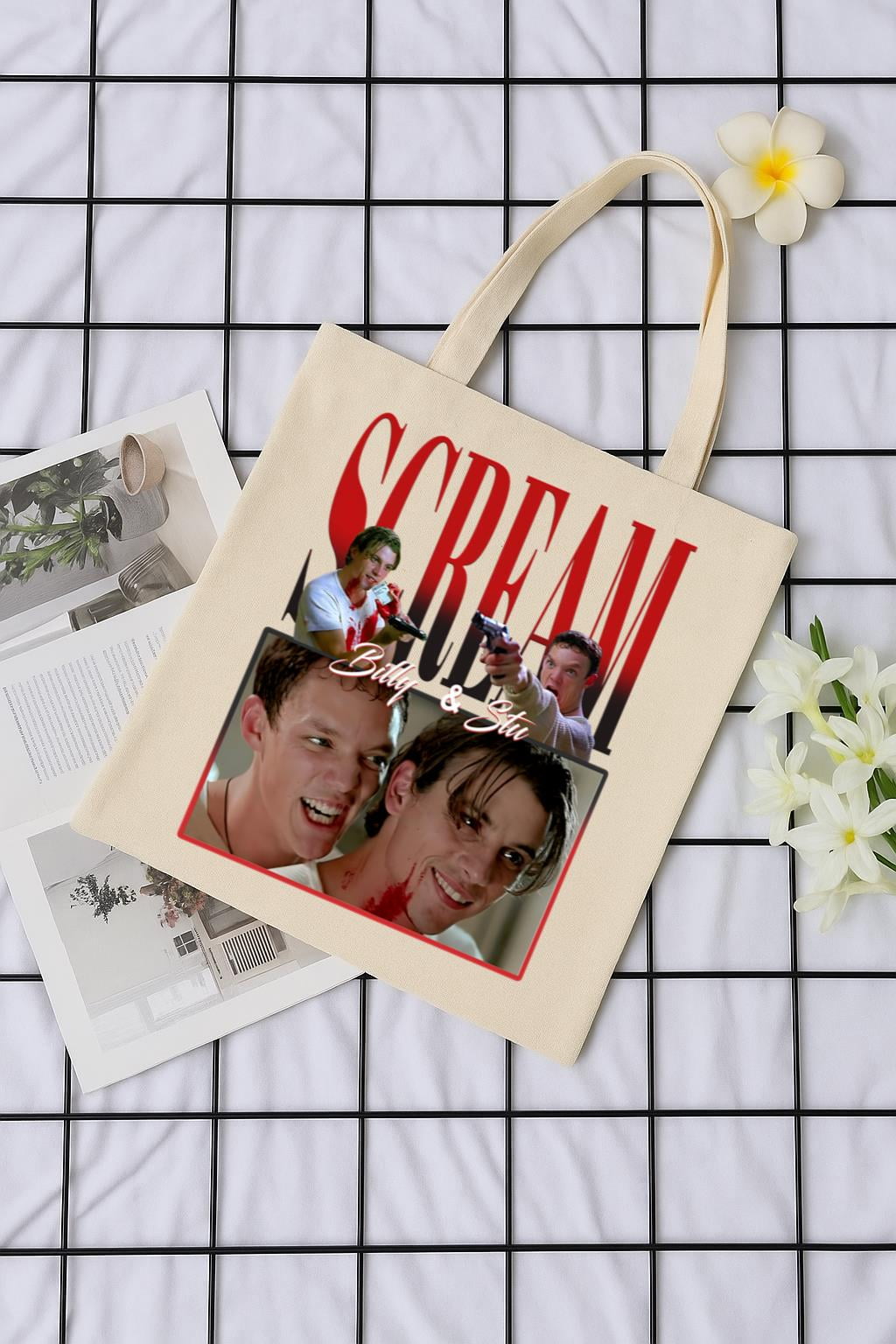 SCREAM - Billy Loomis Bag, Stu Macher Bag, Scream Movie Bag, Scream ...