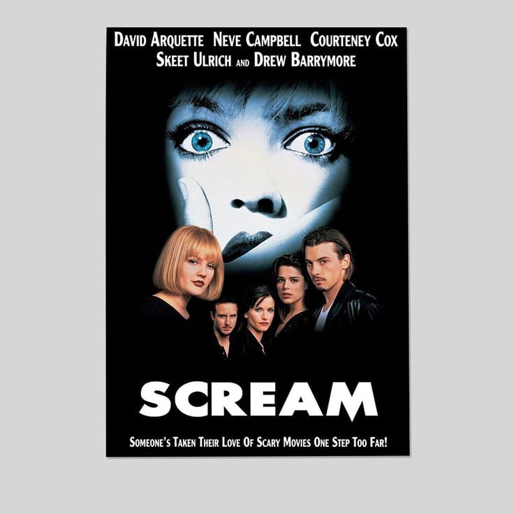 SCREAM Movie Poster Horror Wes Craven Size 24''x36'' - Kiloa - Walmart.com