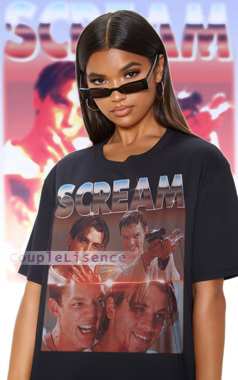 SCREAM Stu Macher Billy Loomis Vintage Shirt | Scream Homage Fan Tees ...