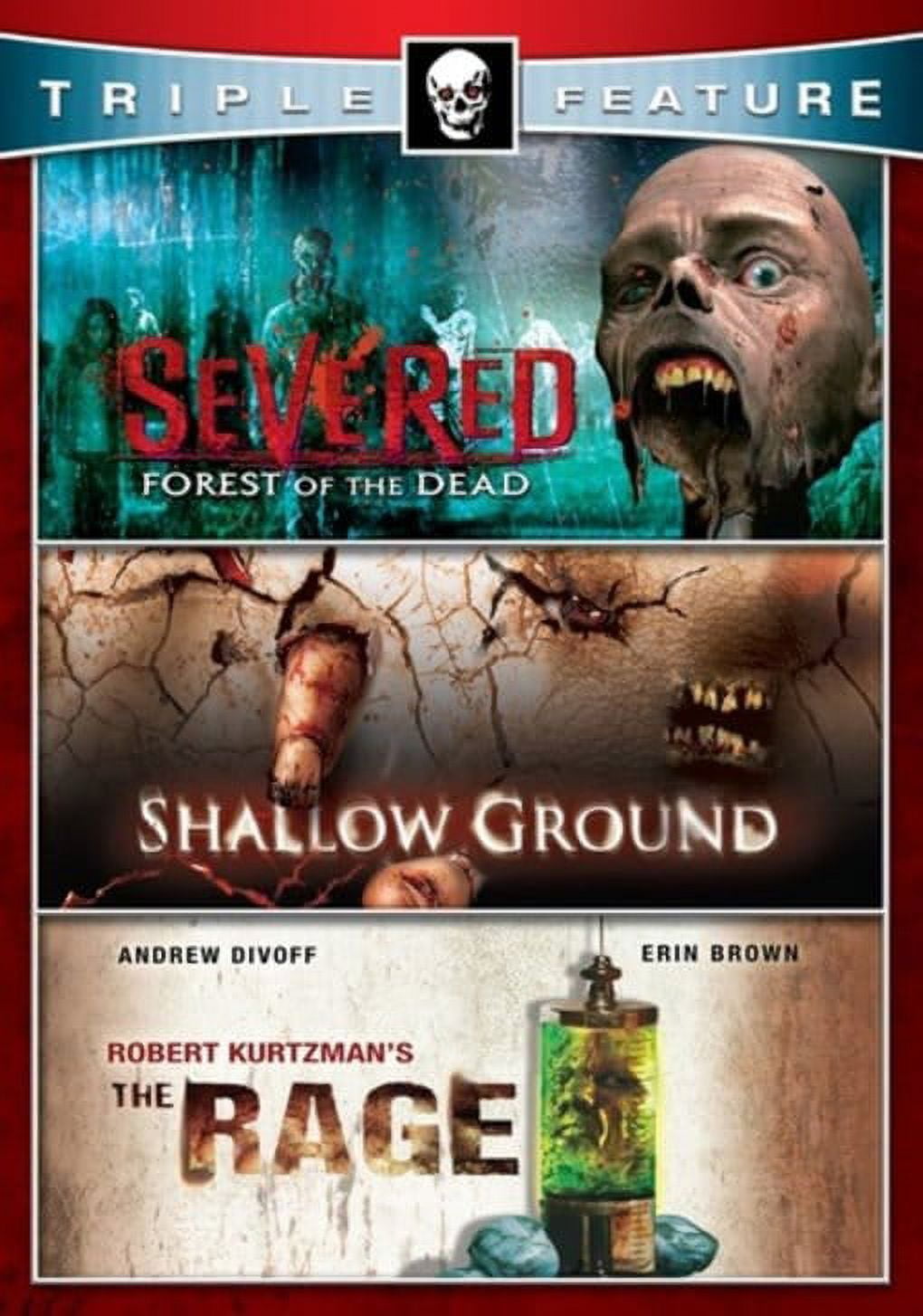 SCREEN MEDIA HORROR TRIPLE FEATURE-SEVERED-FOREST OF DEAD/SHALLOW ...