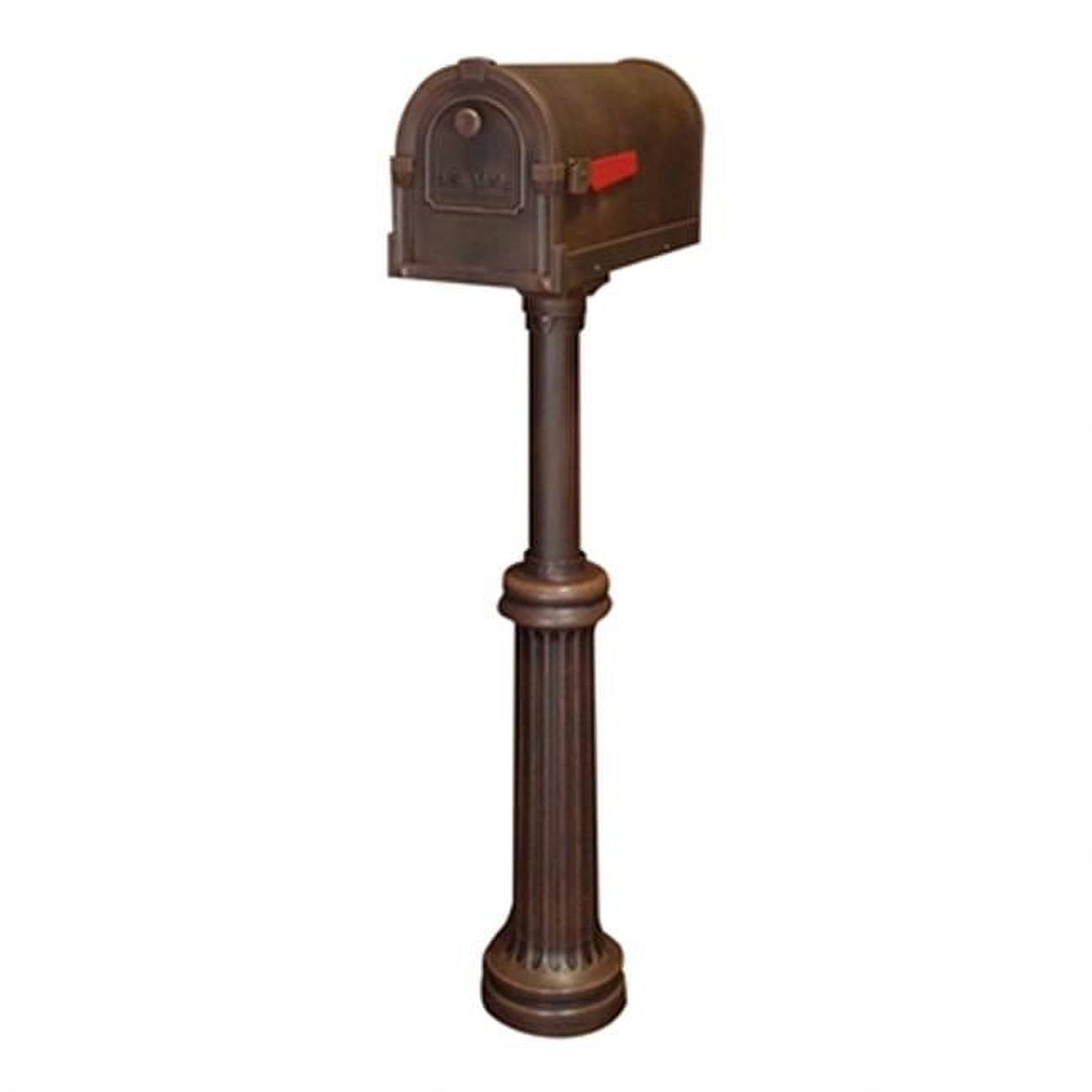 SCS-1014-SPK-590-CP Savannah Curbside Mailbox with Bradford Direct ...