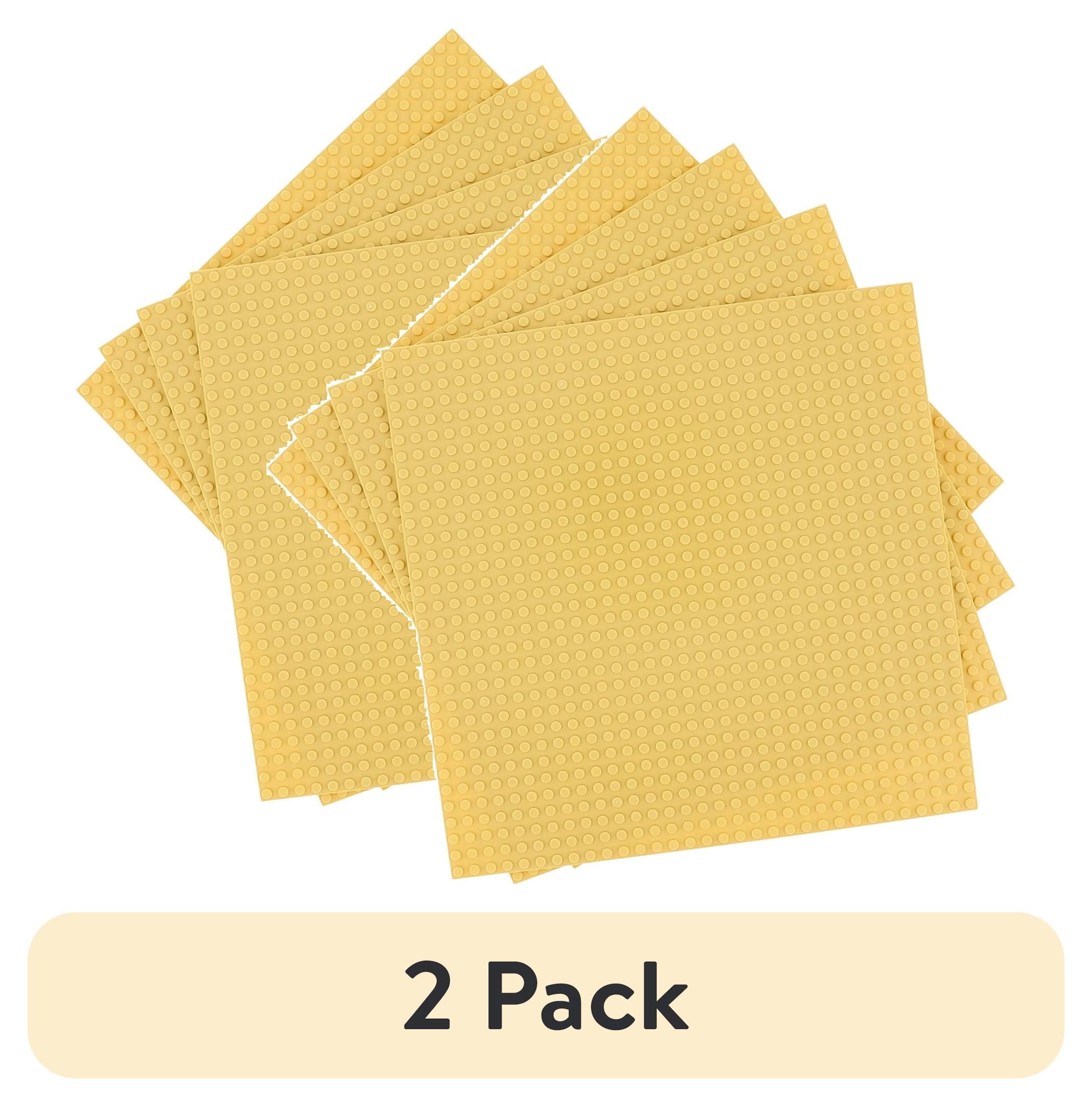 (2 pack) SCS Direct Brick Building Base Plates - Large 10"x10" Sand ...