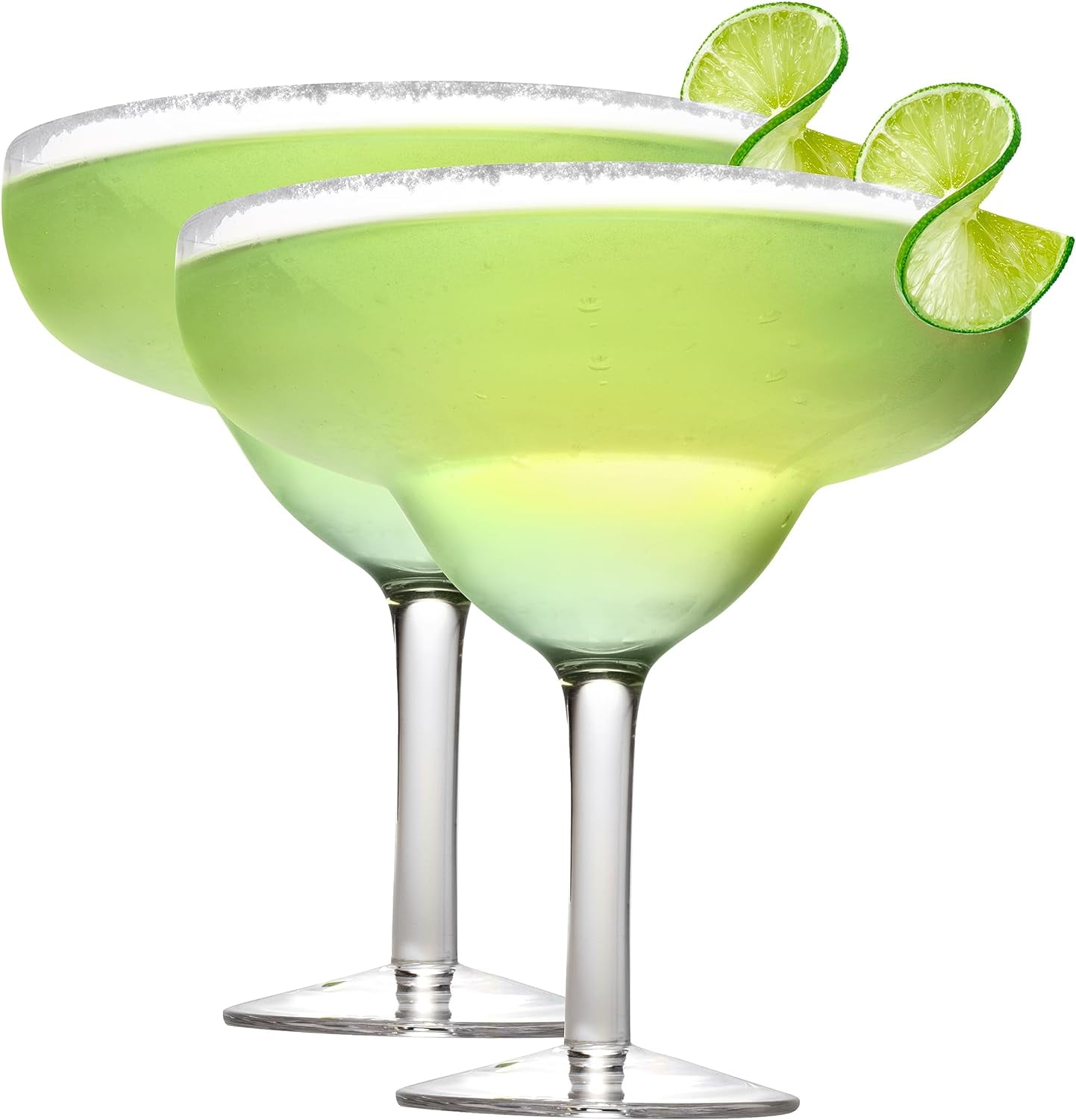 Extra Large Giant Margarita Glassware Set, 2 pack - 34oz per glass ...