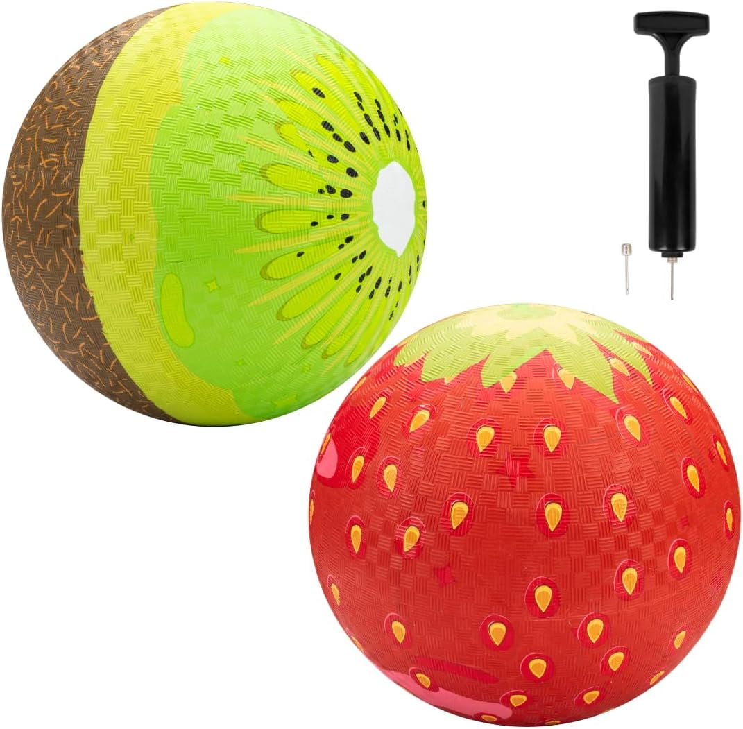 SCS Direct Gaga Pet Themed Playground Balls (8.5 inches) w Air Pump ...