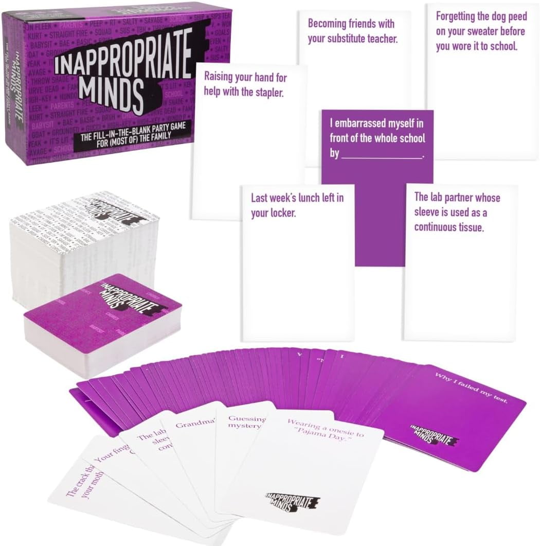 SCS Direct Inappropriate Minds- Hilarious Fill-in-The-Blank Party Game ...