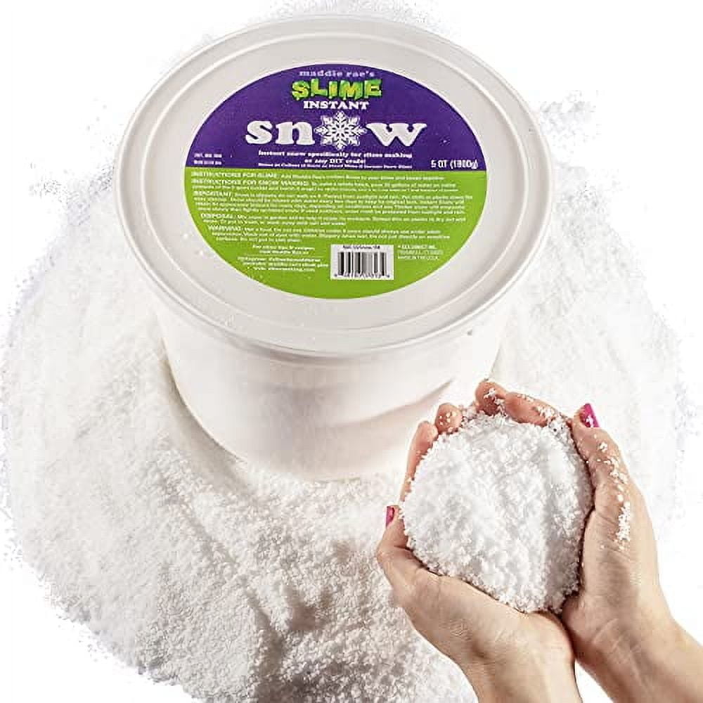 SCS Direct Maddie Rae's Instant Snow XL Pack- Makes 50 GALLONS of Fake Artificial Snow-Best ...